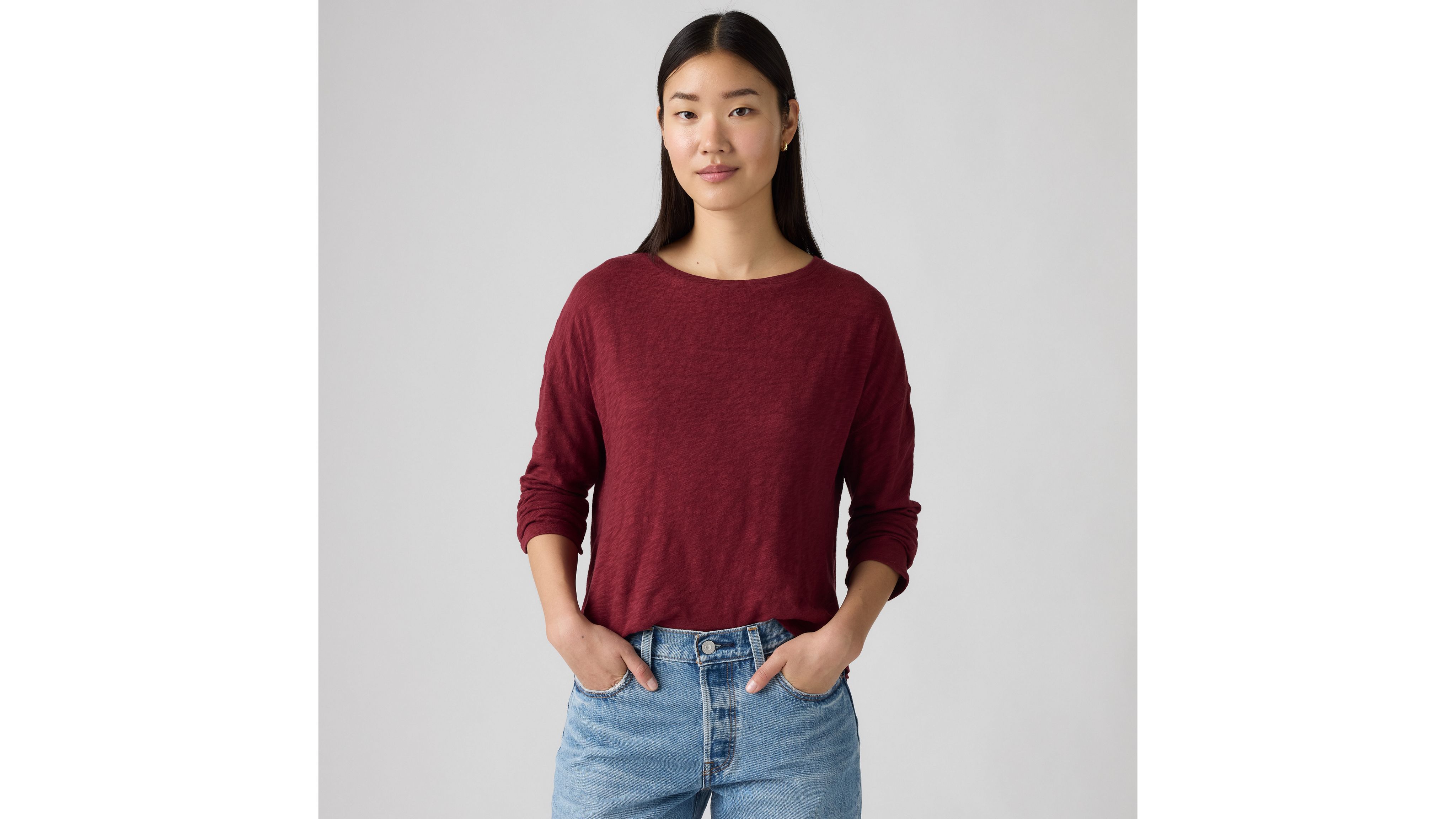 Margot long sleeve t-shirt - rouge | Levi's® CA