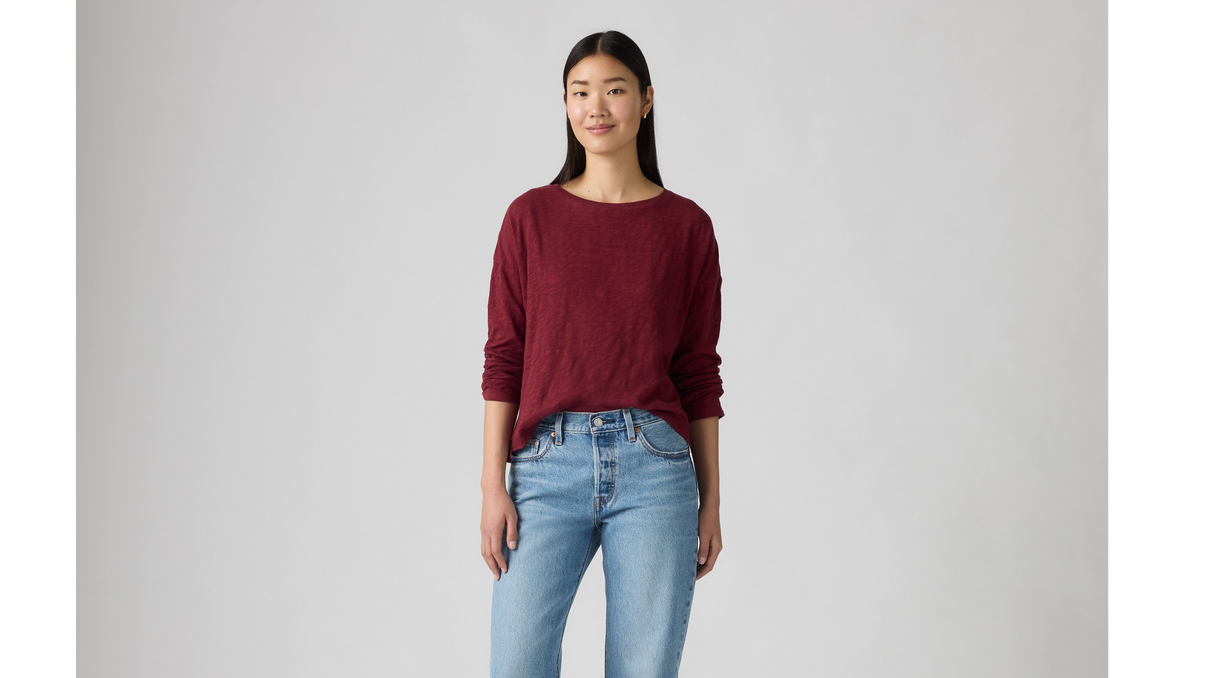 Margot Long Sleeve T-shirt - Red | Levi's® US