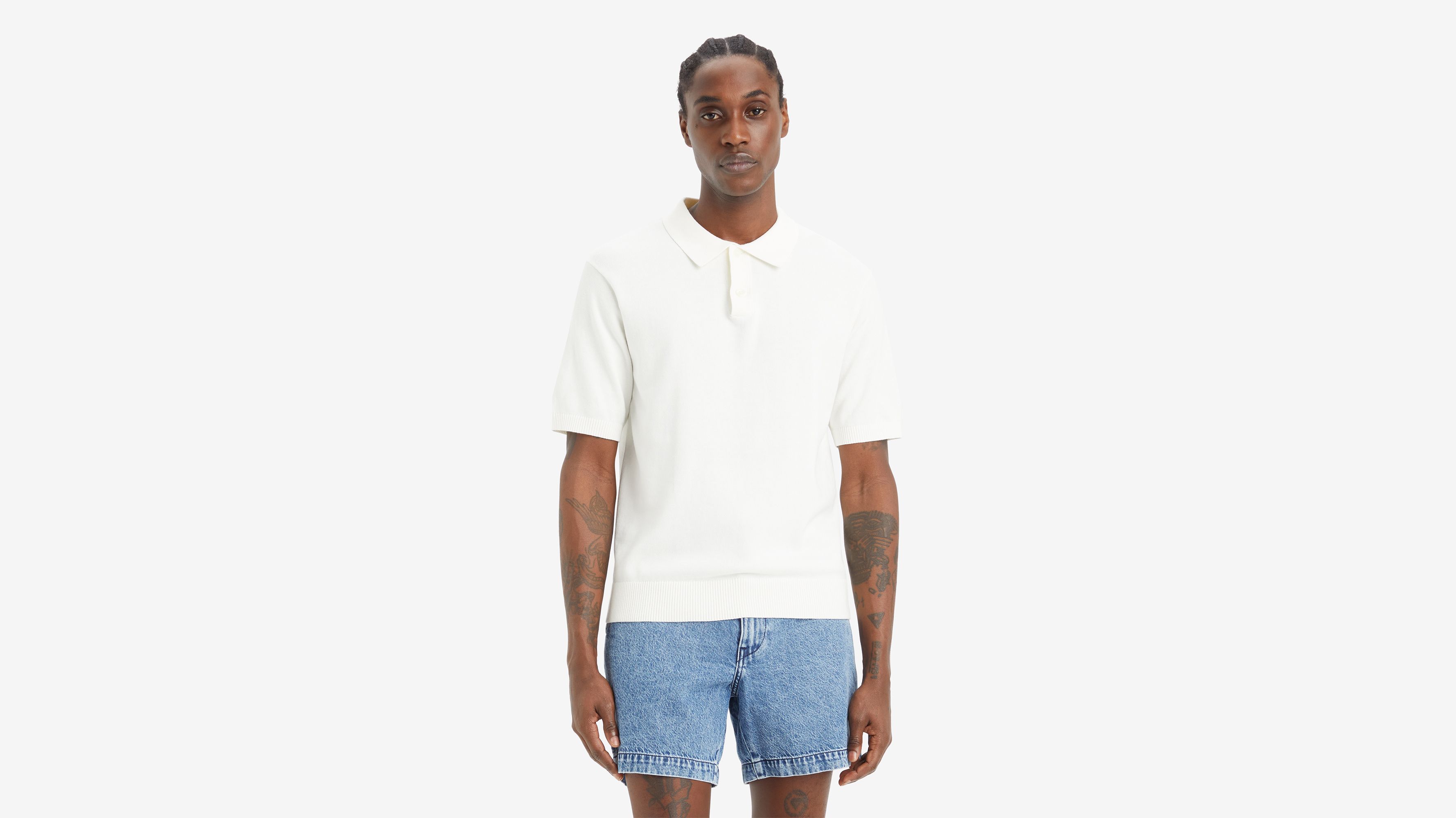 Sweater Knit Polo - White | Levi's® GB