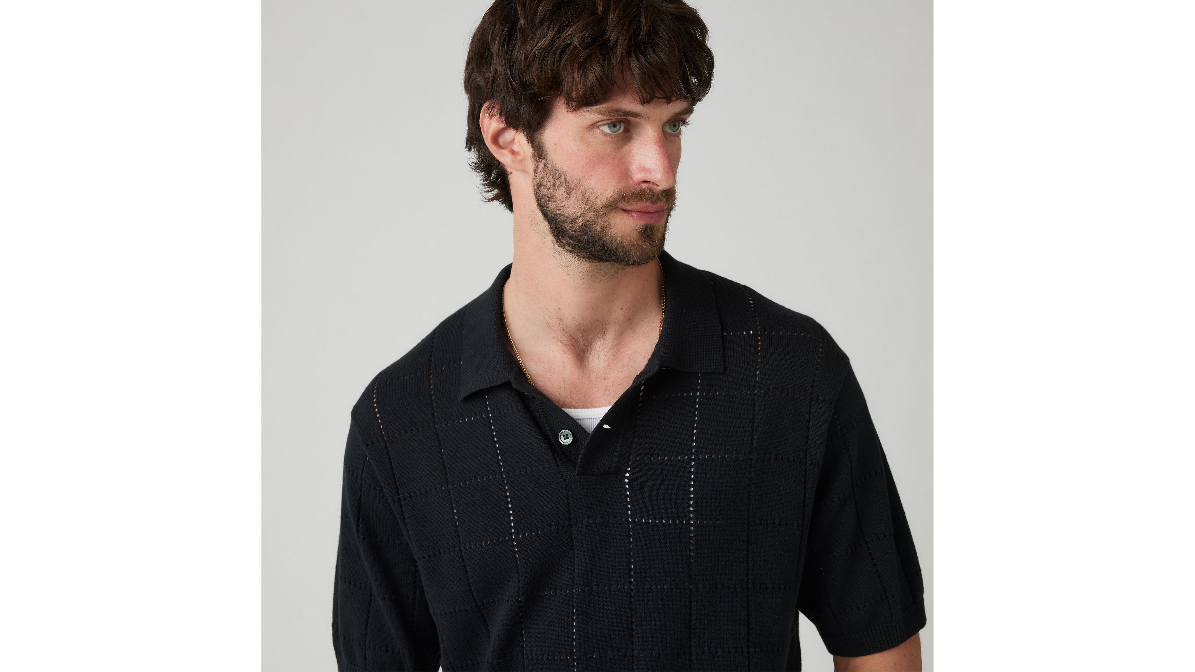 Sweater Knit Polo - Black | Levi's® NO