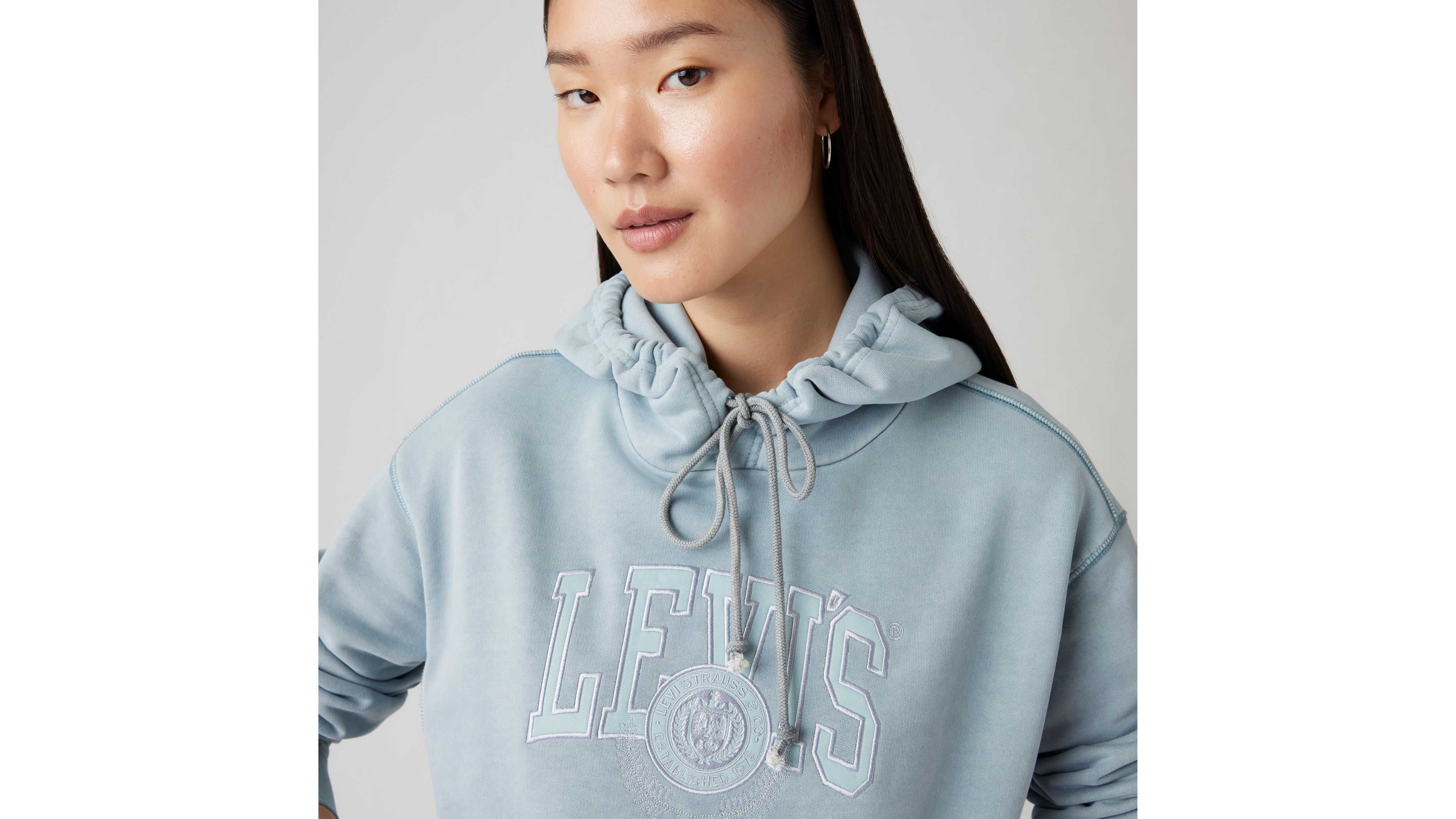 Graphic Heritage Hoodie - Blue | Levi's® GB