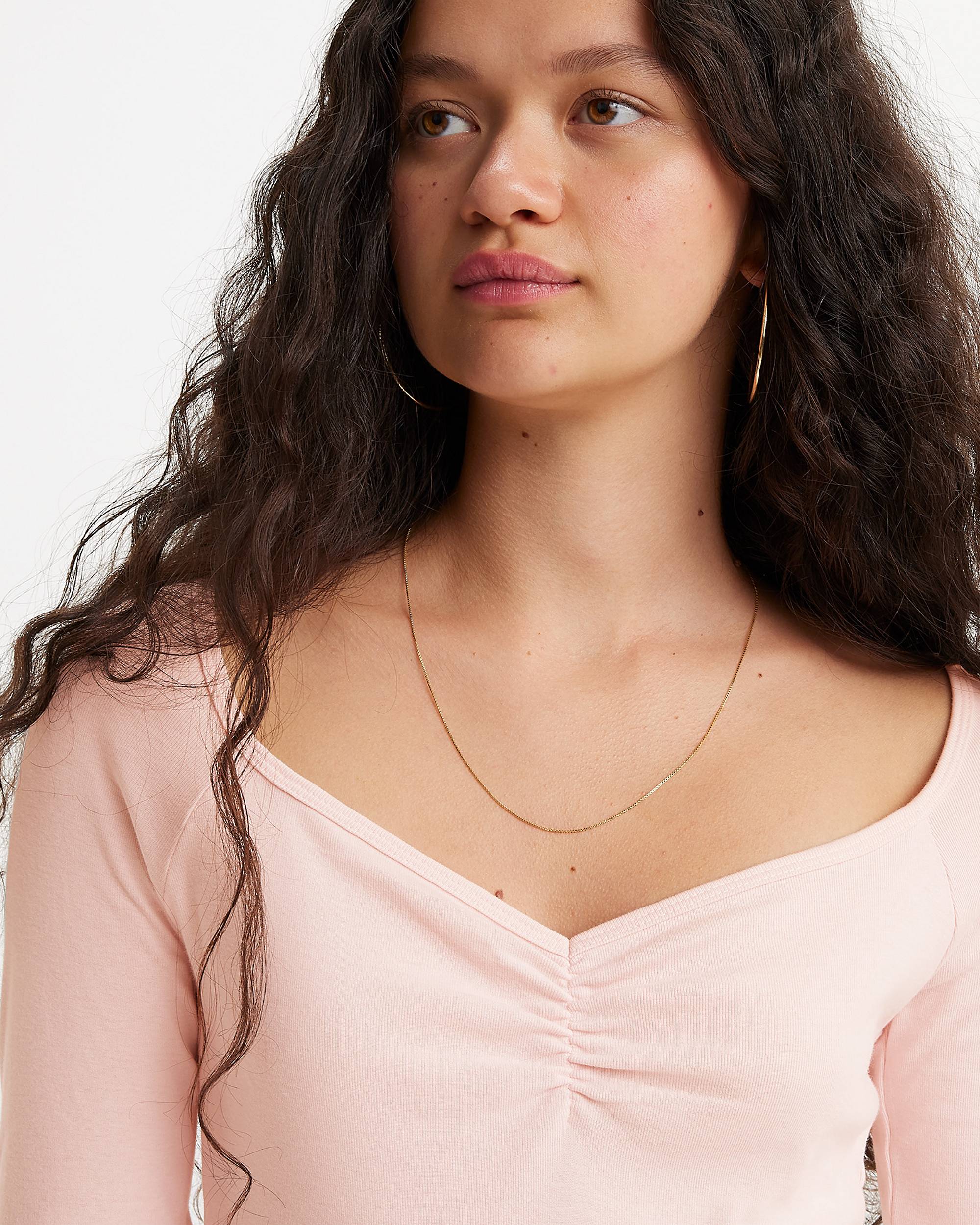 Heavenly Long Sleeve Shirt - Pink | Levi's® US Heavenly Long Sleeve Shirt - Pink | Levi's® US