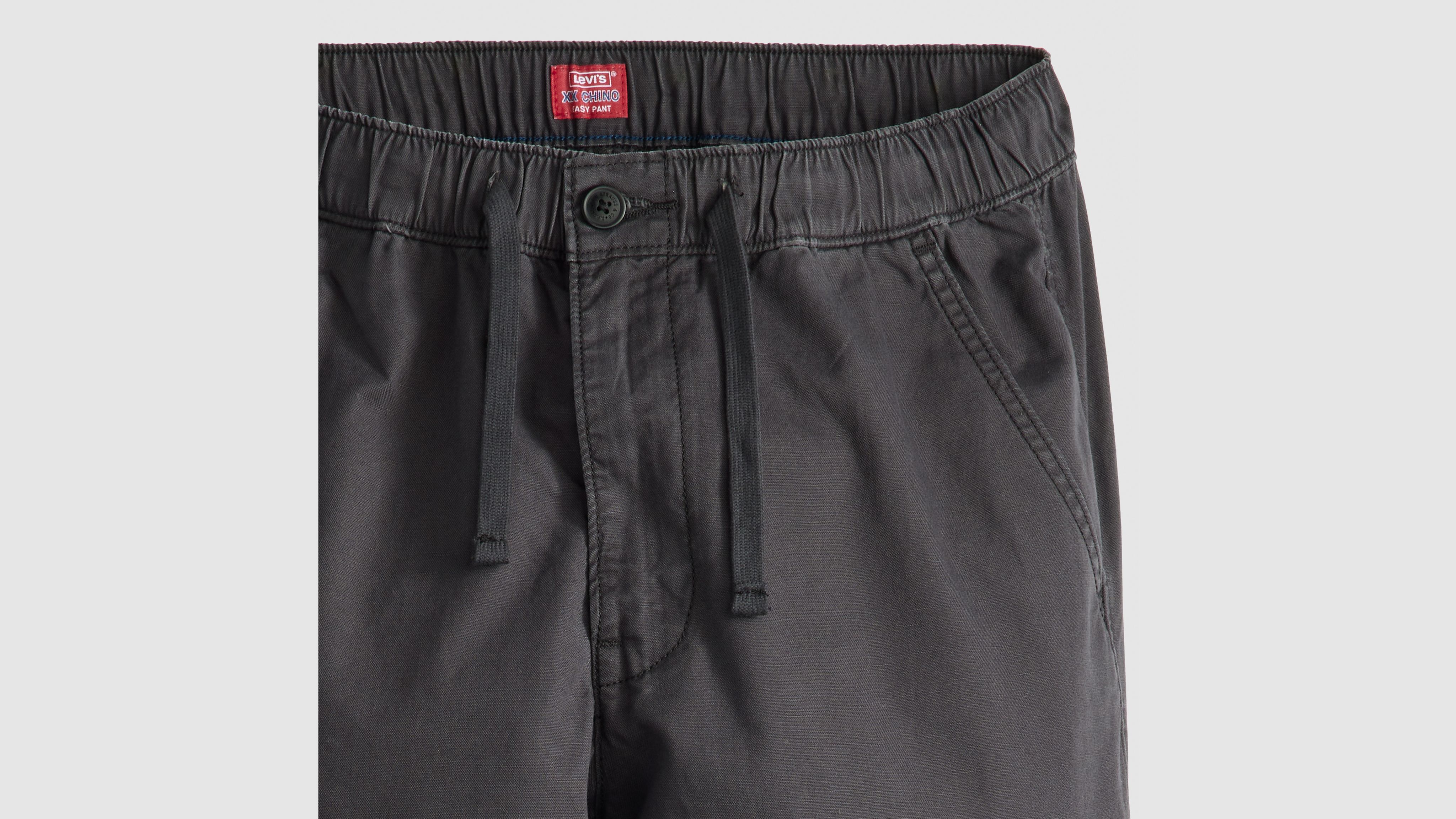 Xx Chino Easy Relaxed Cotton Linen Trousers - Black | Levi's® GB