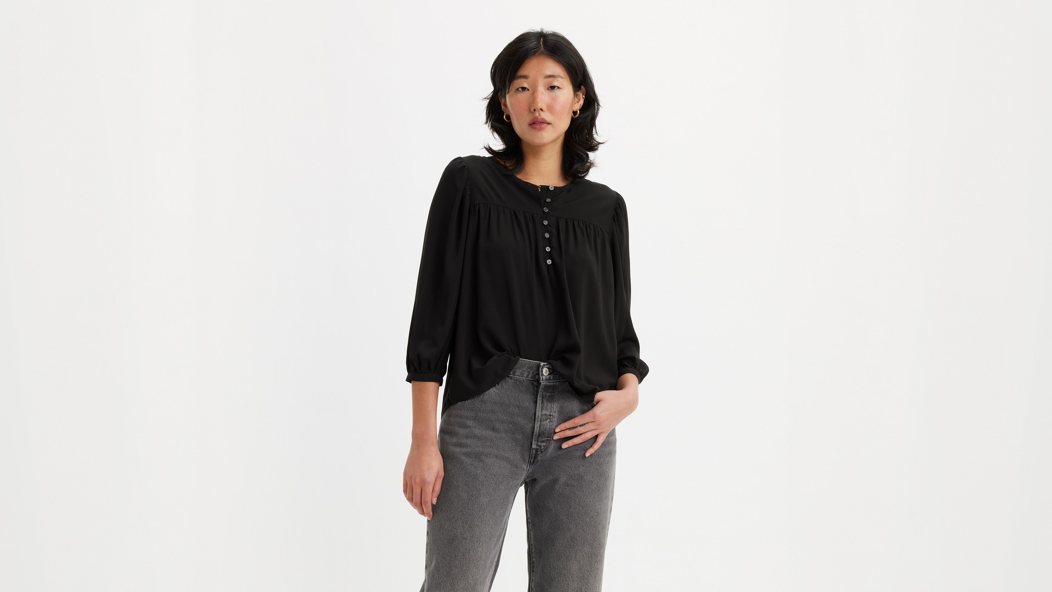 Halsey Bluse - Schwarz | Levi's® DE