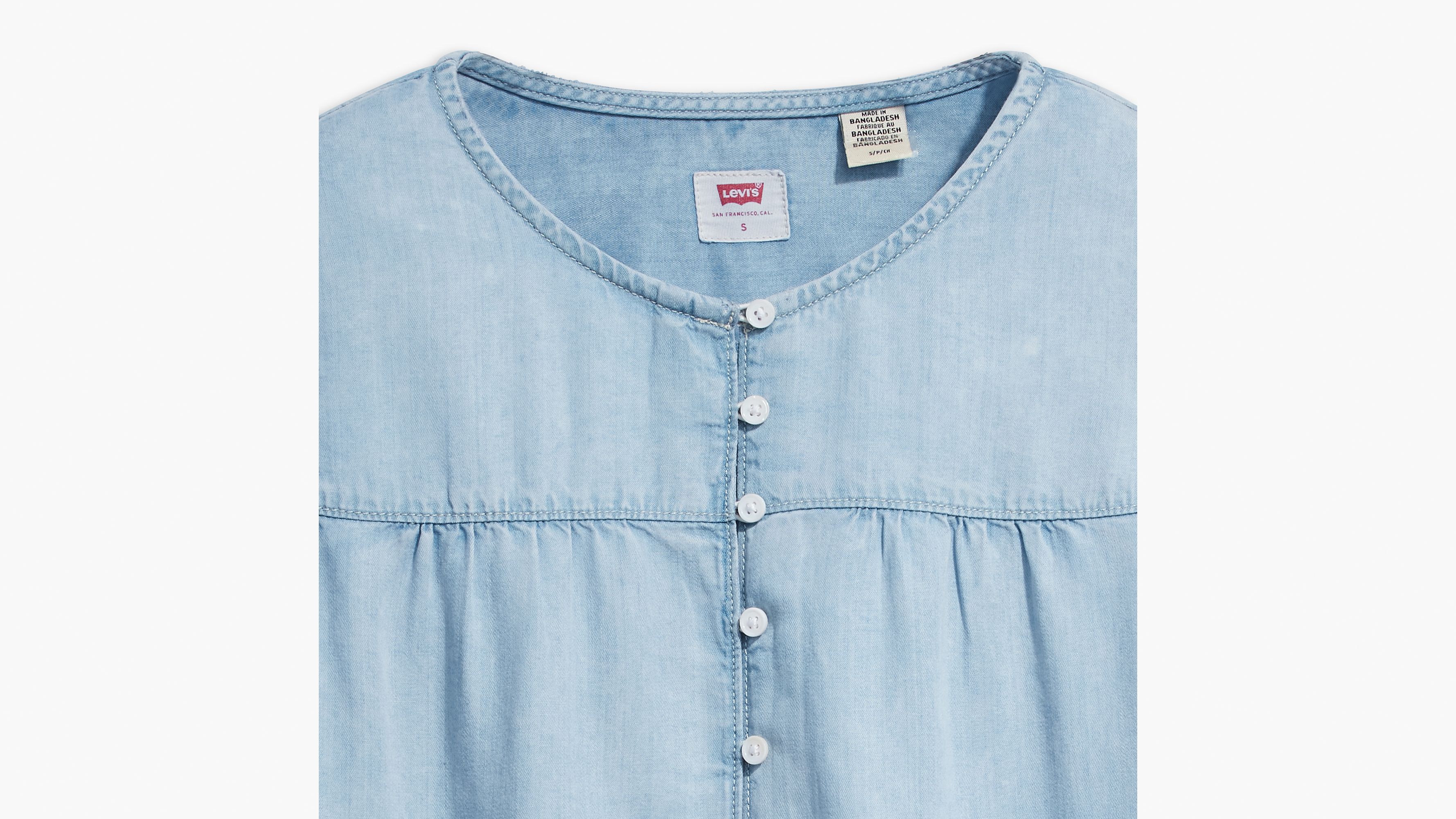 Lightweight Halsey Bluse - Blå | Levi's® DK