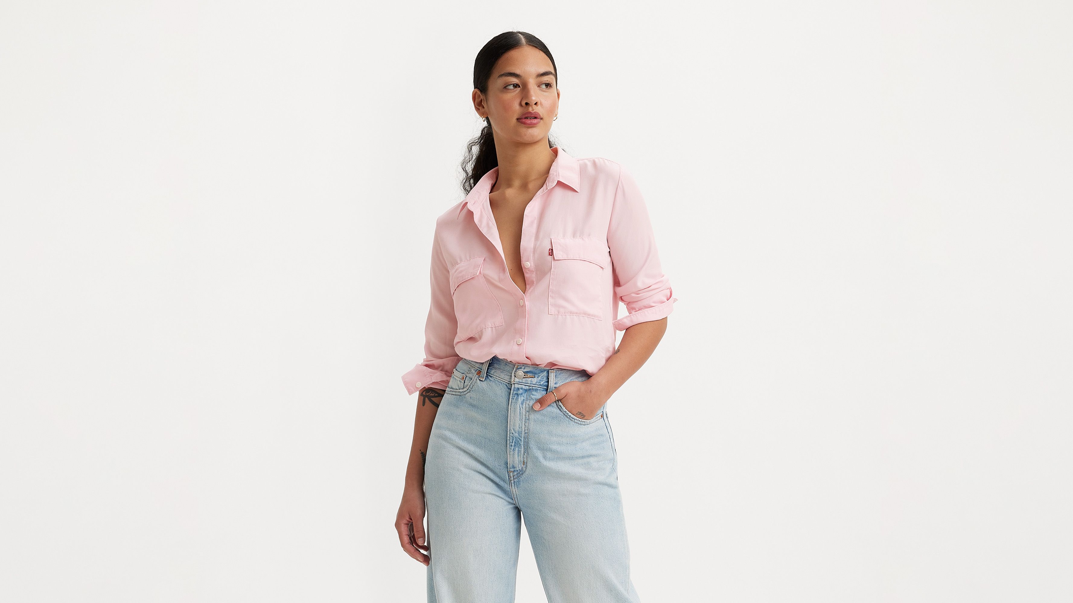 Doreen Utility Shirt - Pink | Levi's® EE