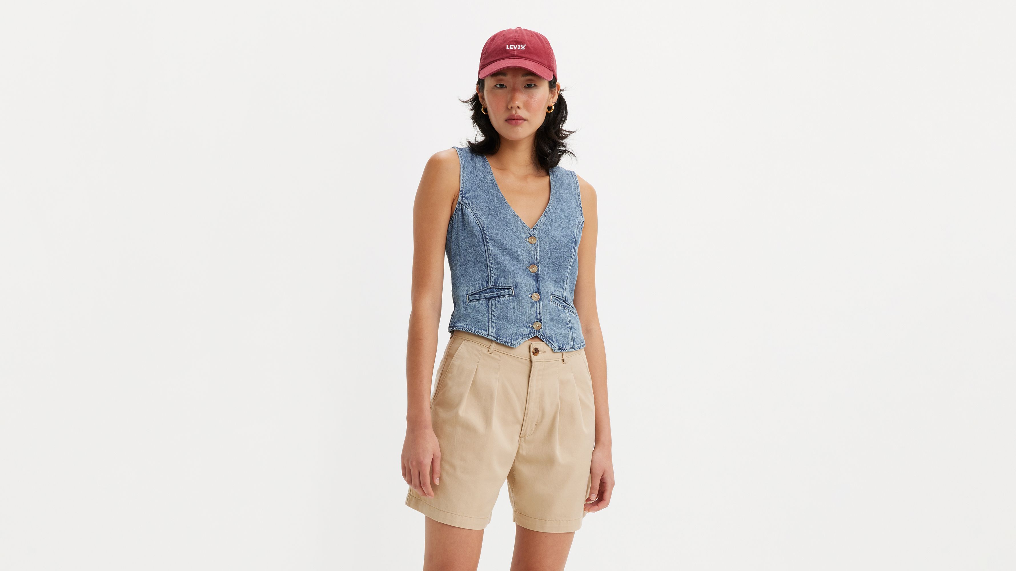 Jaylah Vest - Medium Wash | Levi's® US