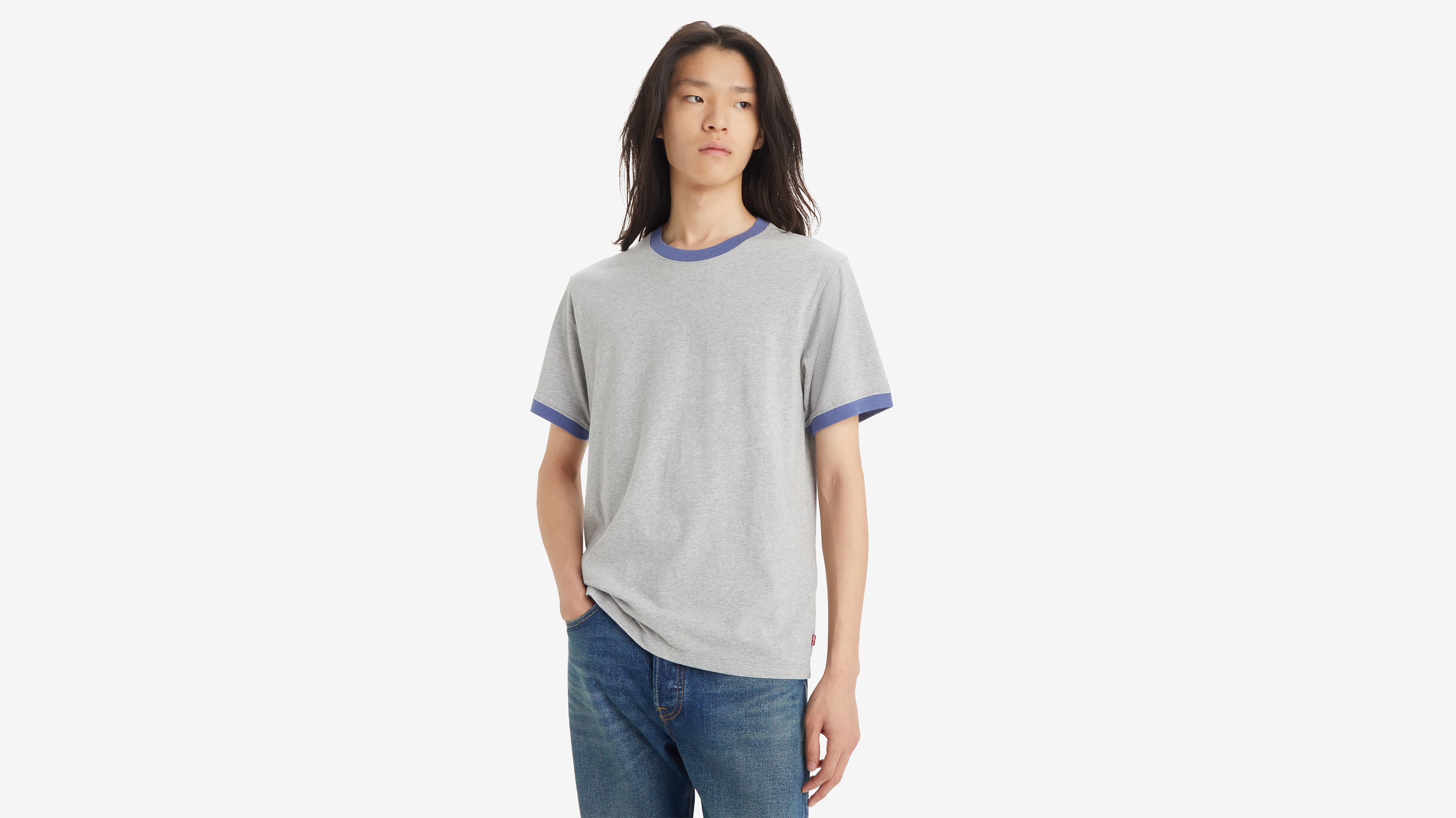 Retro Ringer T-shirt - Grey | Levi's® US