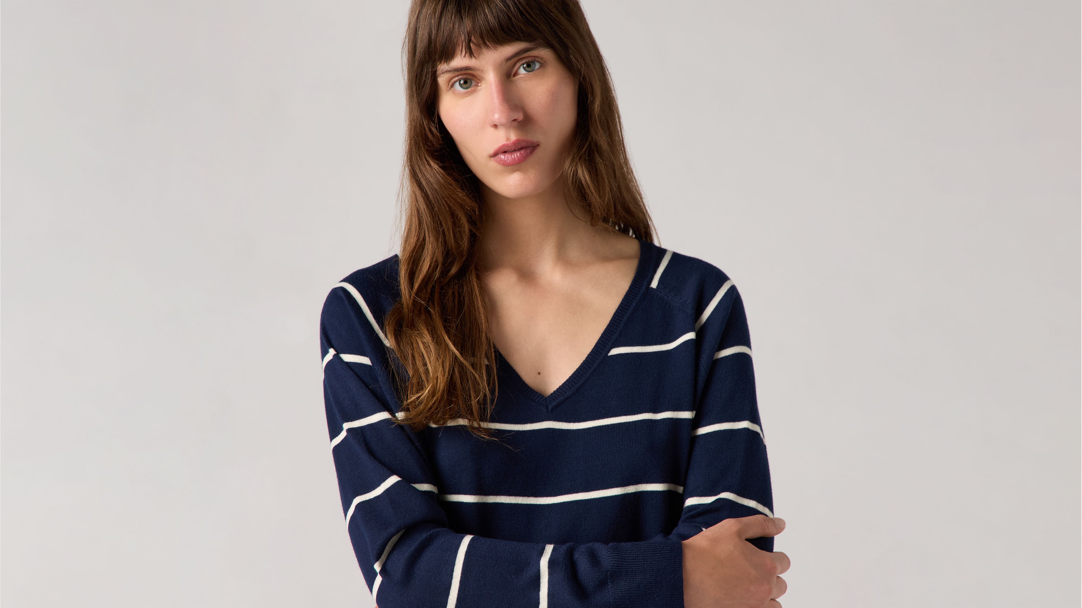 Pull-over Col v Petal - Bleu | Levi's® FR