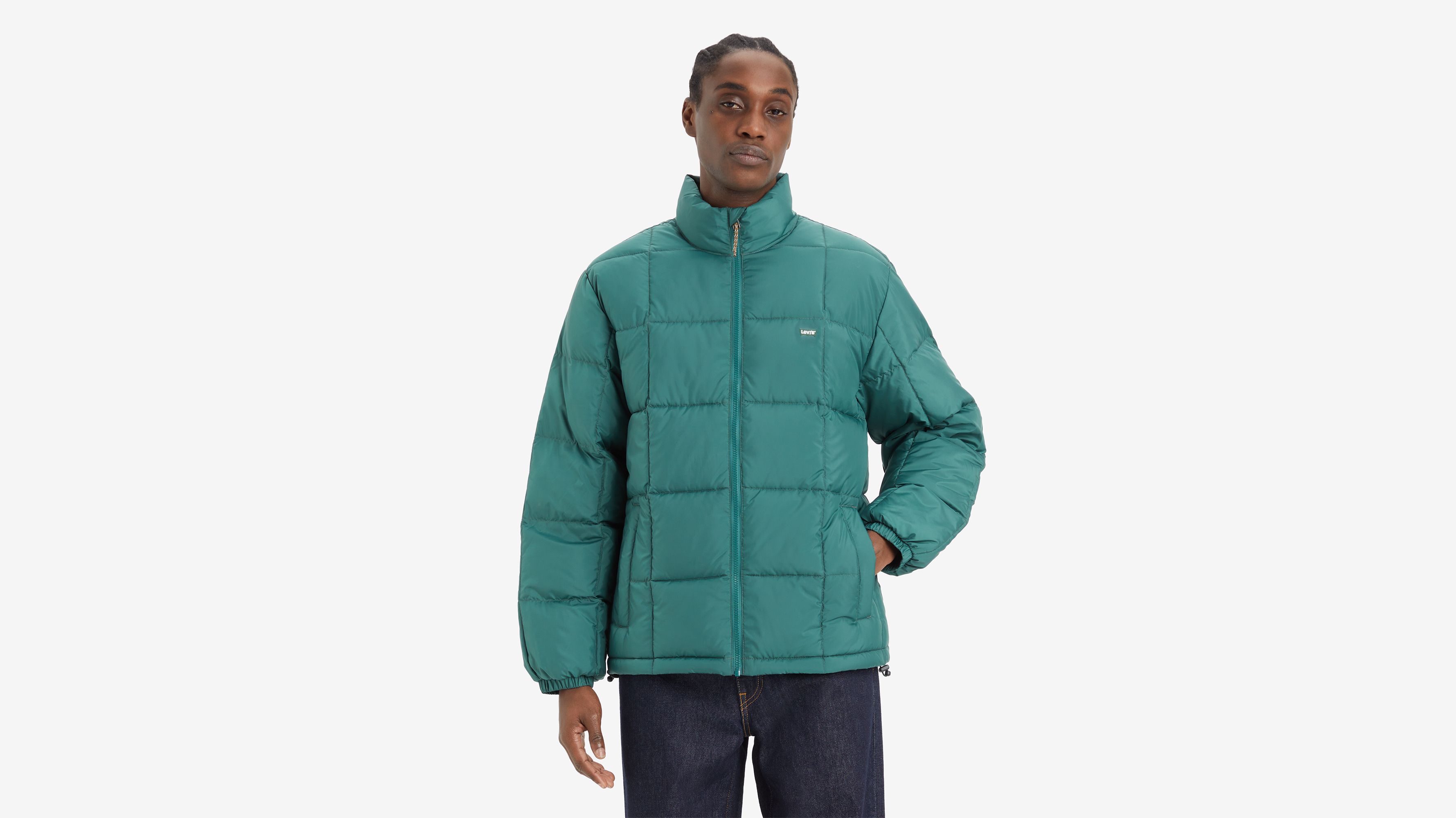 Piedmont Short Puffer - Grøn | Levi's® DK
