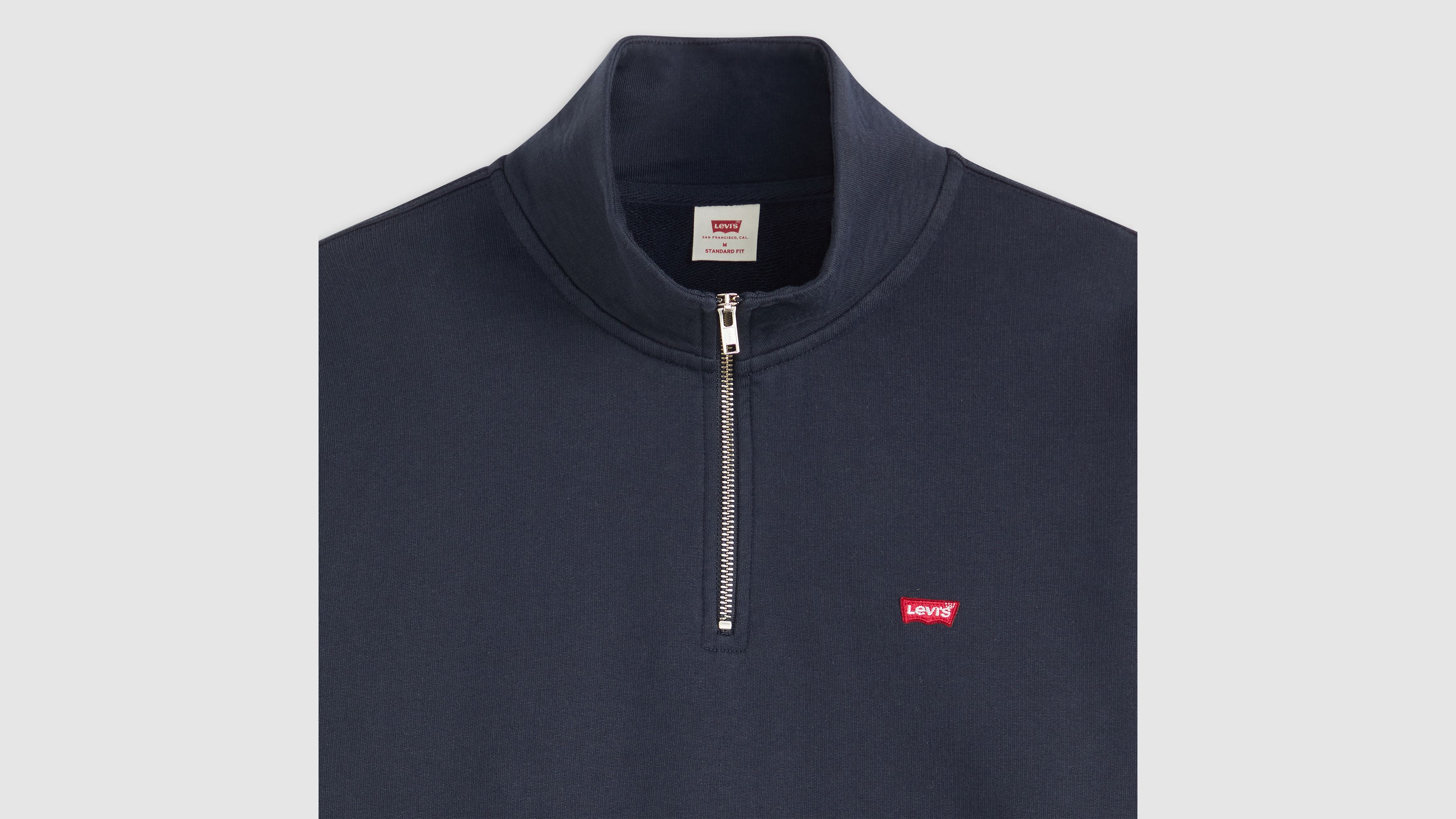 Original Housemark Quarter-zip Pullover - Blue | Levi's® GB
