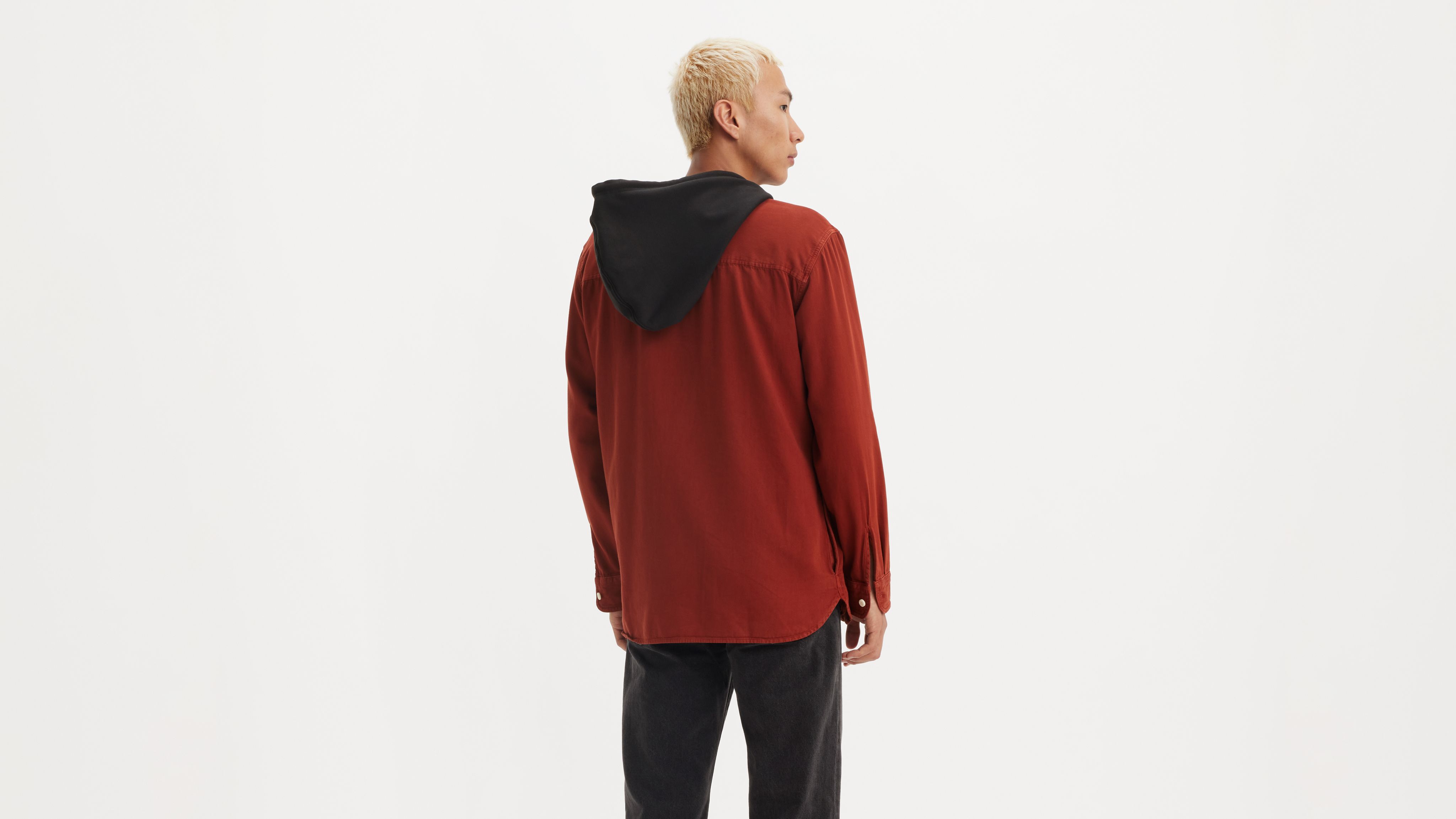 Hooded Classic Worker Shirt - Red | Levi's® US