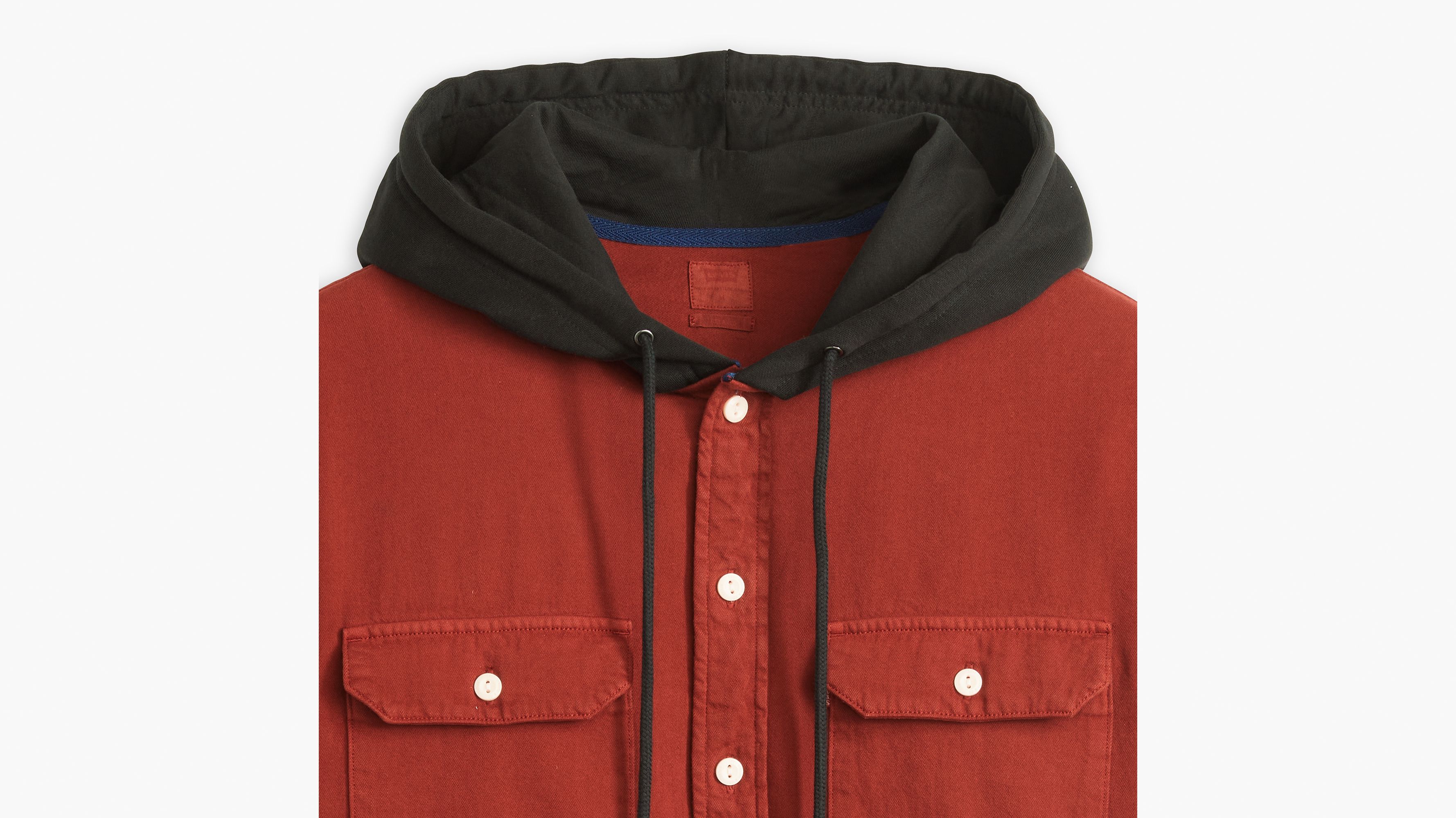 Hooded Classic Worker Shirt - Red | Levi's® US