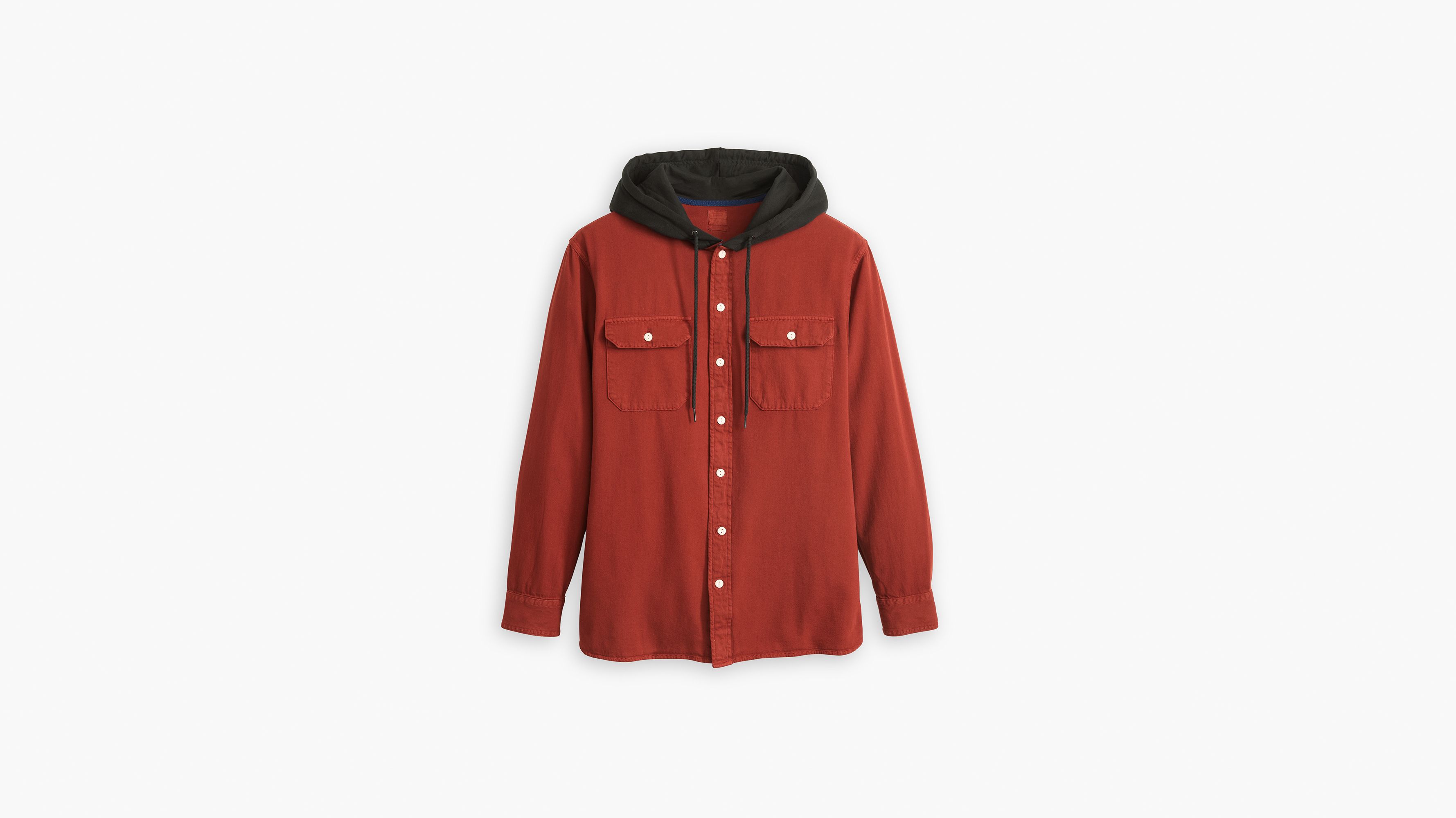 Hooded Classic Worker Shirt - Red | Levi's® US