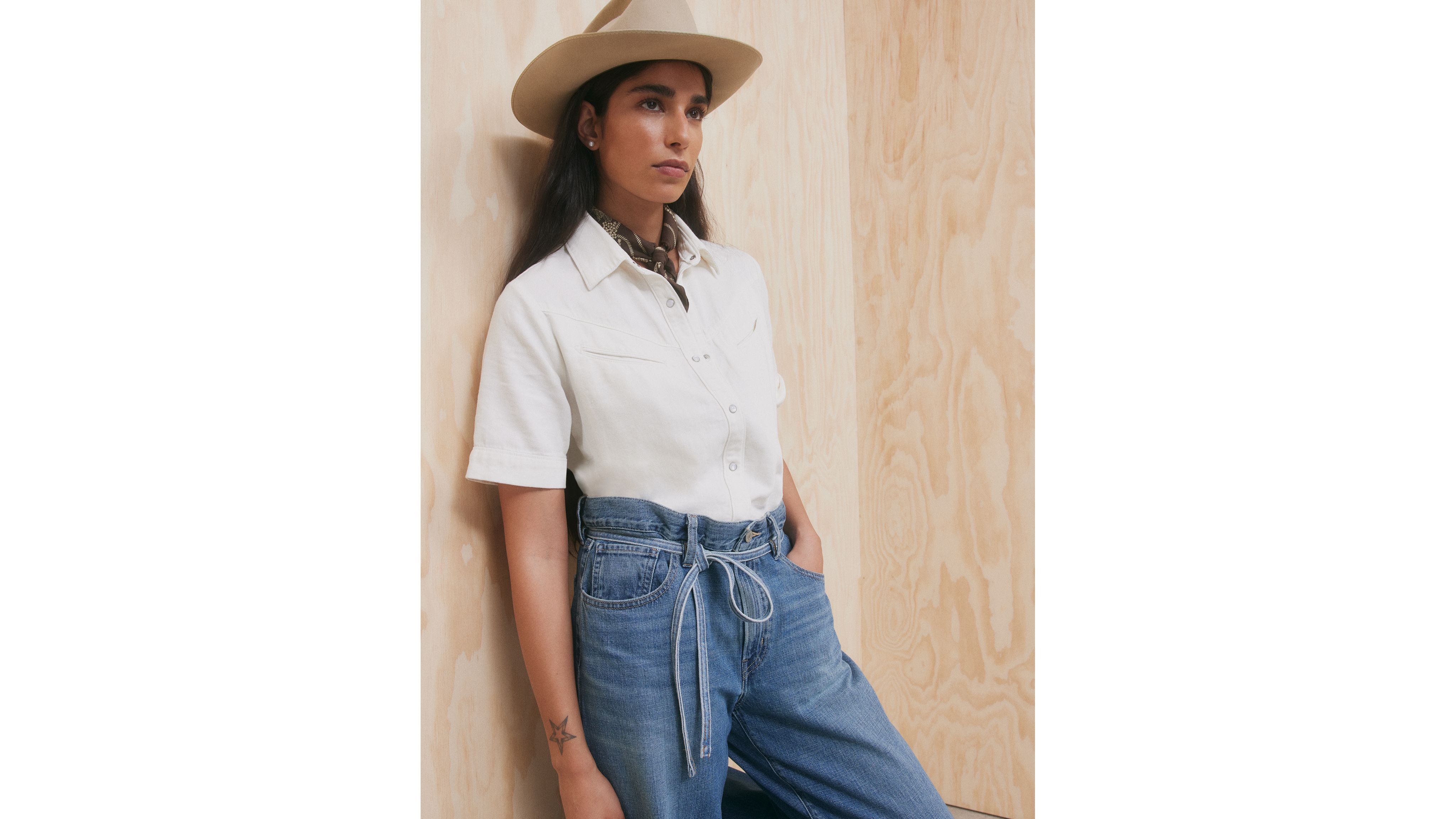 Xl Baggy Straight Linen+ Denim Women's Jeans - Medium Wash | Levi's® US