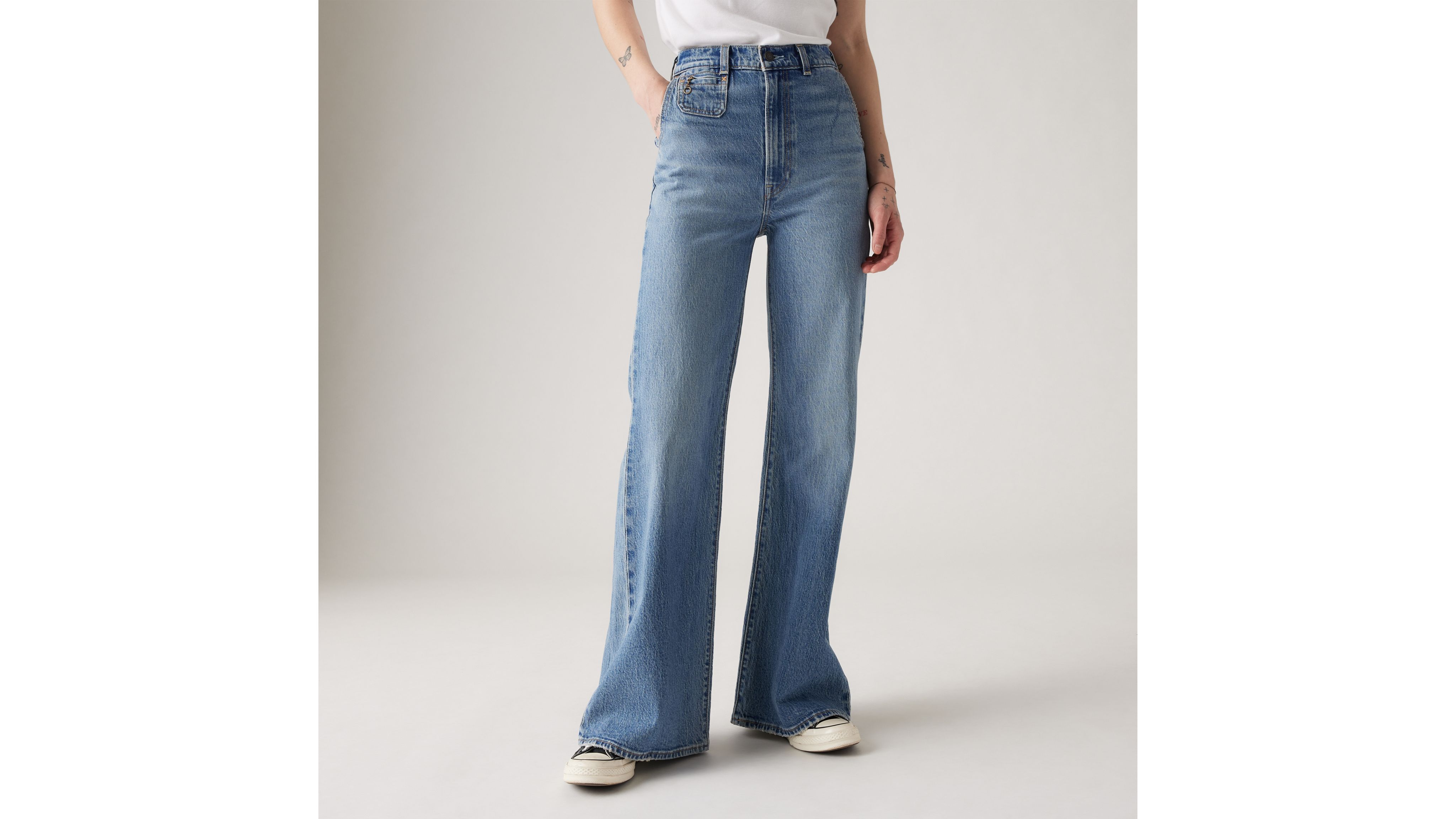 Ribcage Bell Jeans - Blue | Levi's® LU