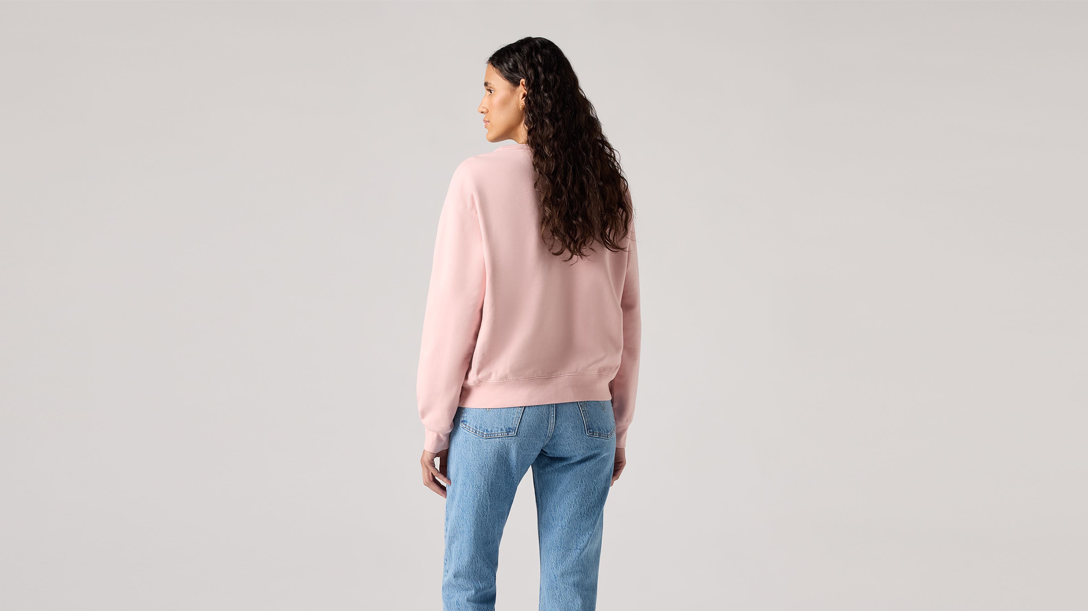 Heritage Sweatshirt Met Ronde Hals - Roze | Levi's® BE