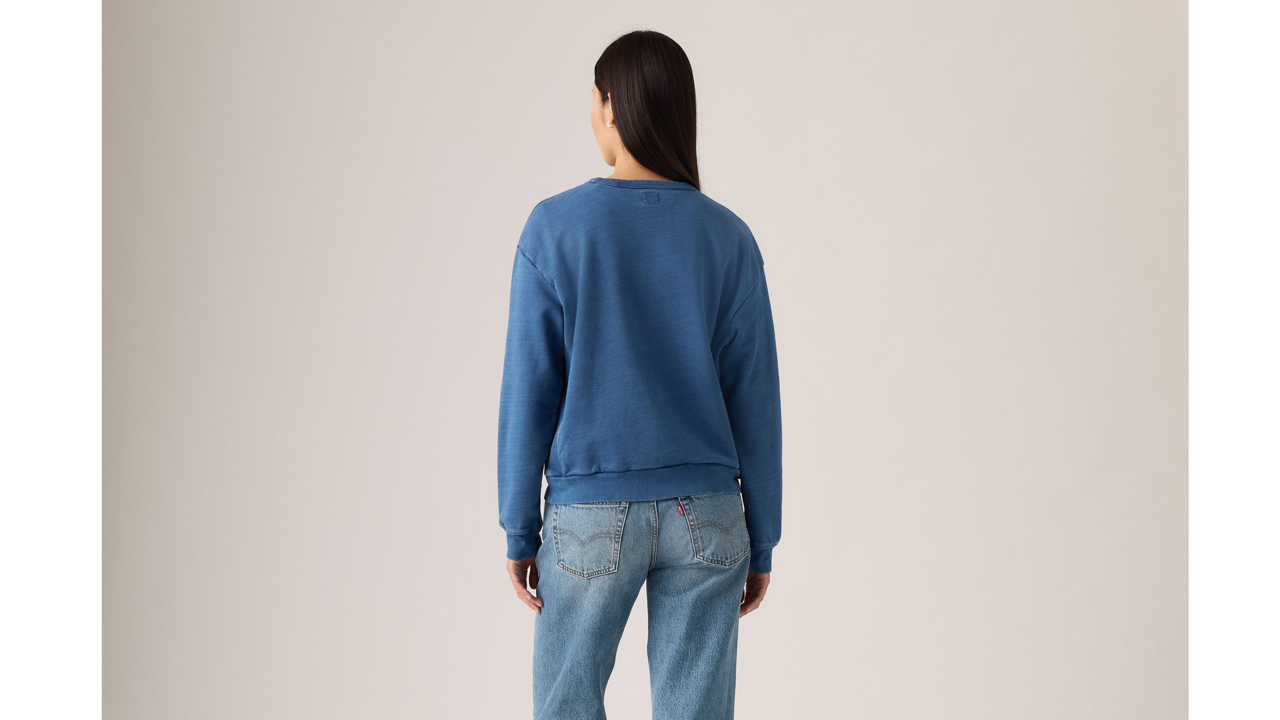 Heritage Crewneck Sweatshirt - Blå | Levi's® DK
