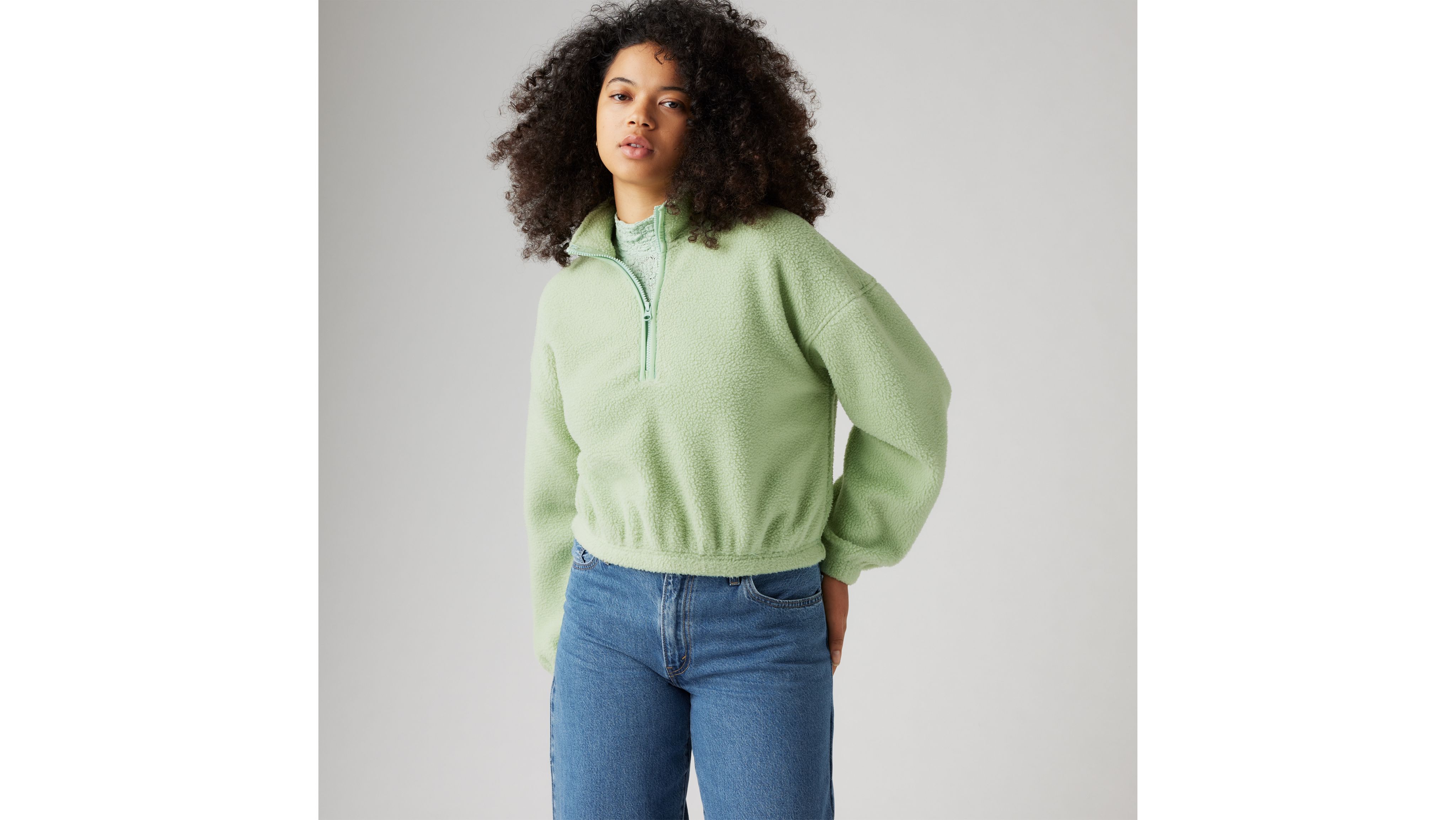 Delta 1/4 Zip Sweater - Blue | Levi's® US