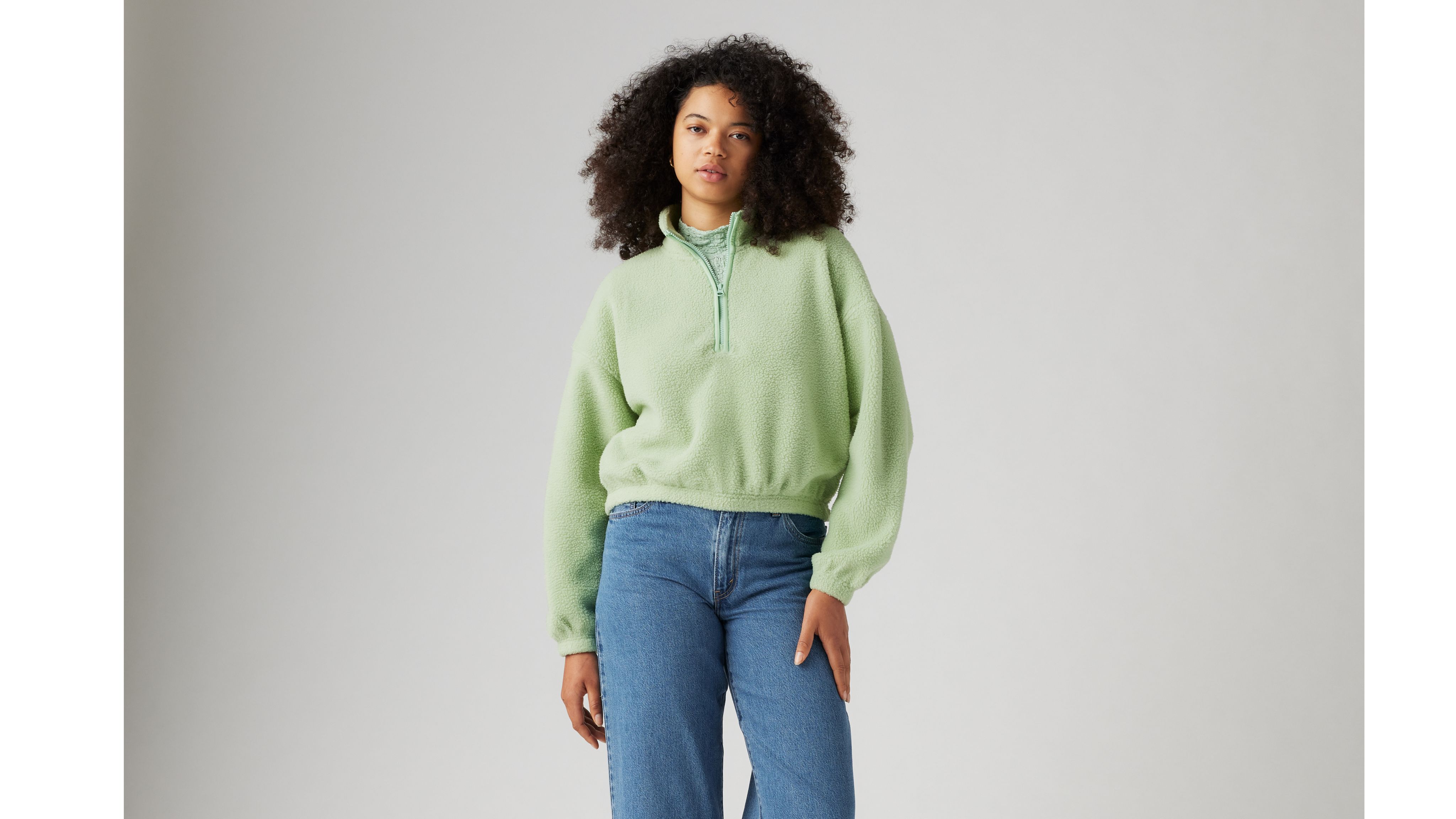 Delta 1/4 Zip Sweater - Blue | Levi's® US