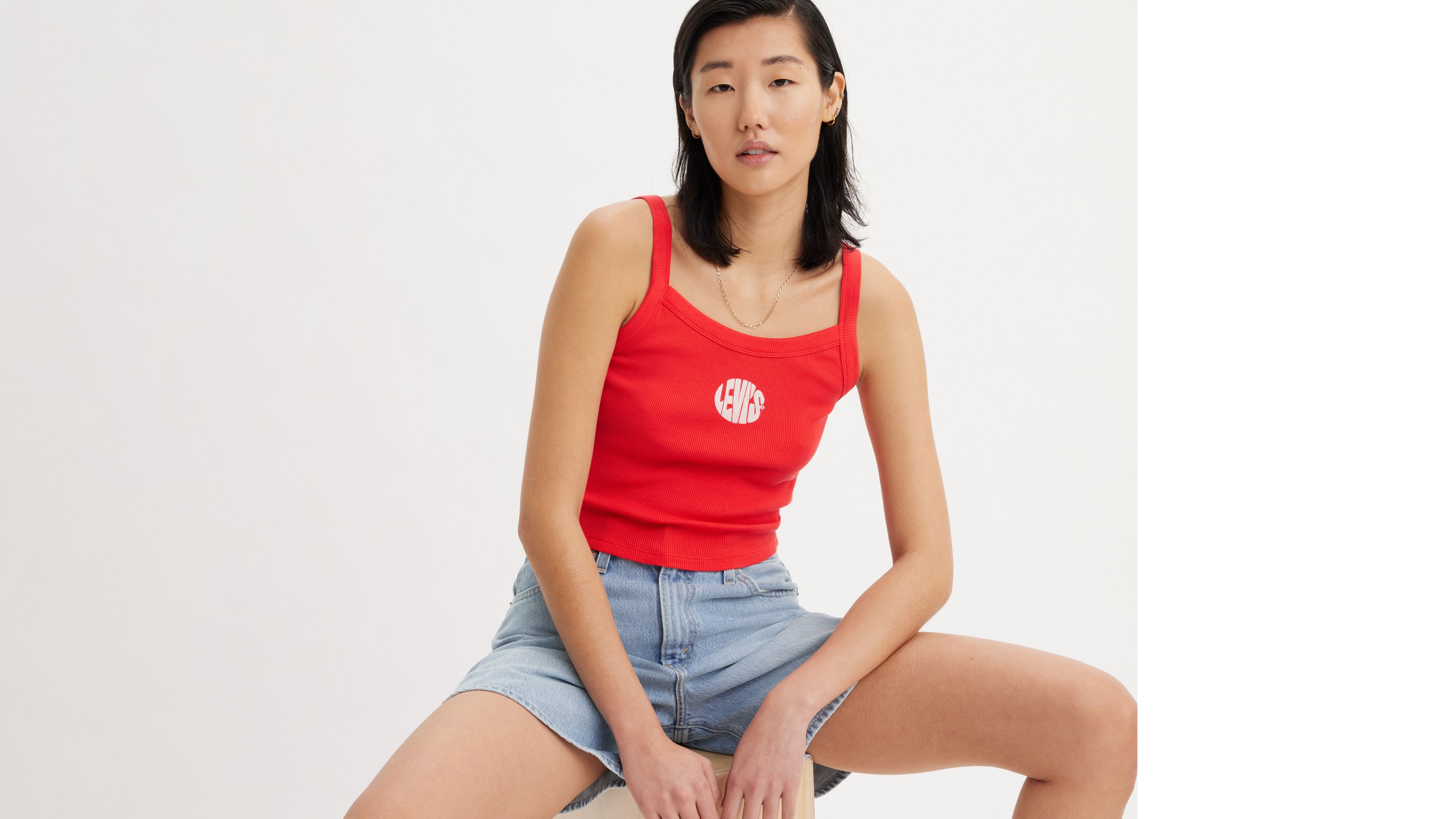 Graphic Essential Sporty Tank Top - Red | Levi's® US