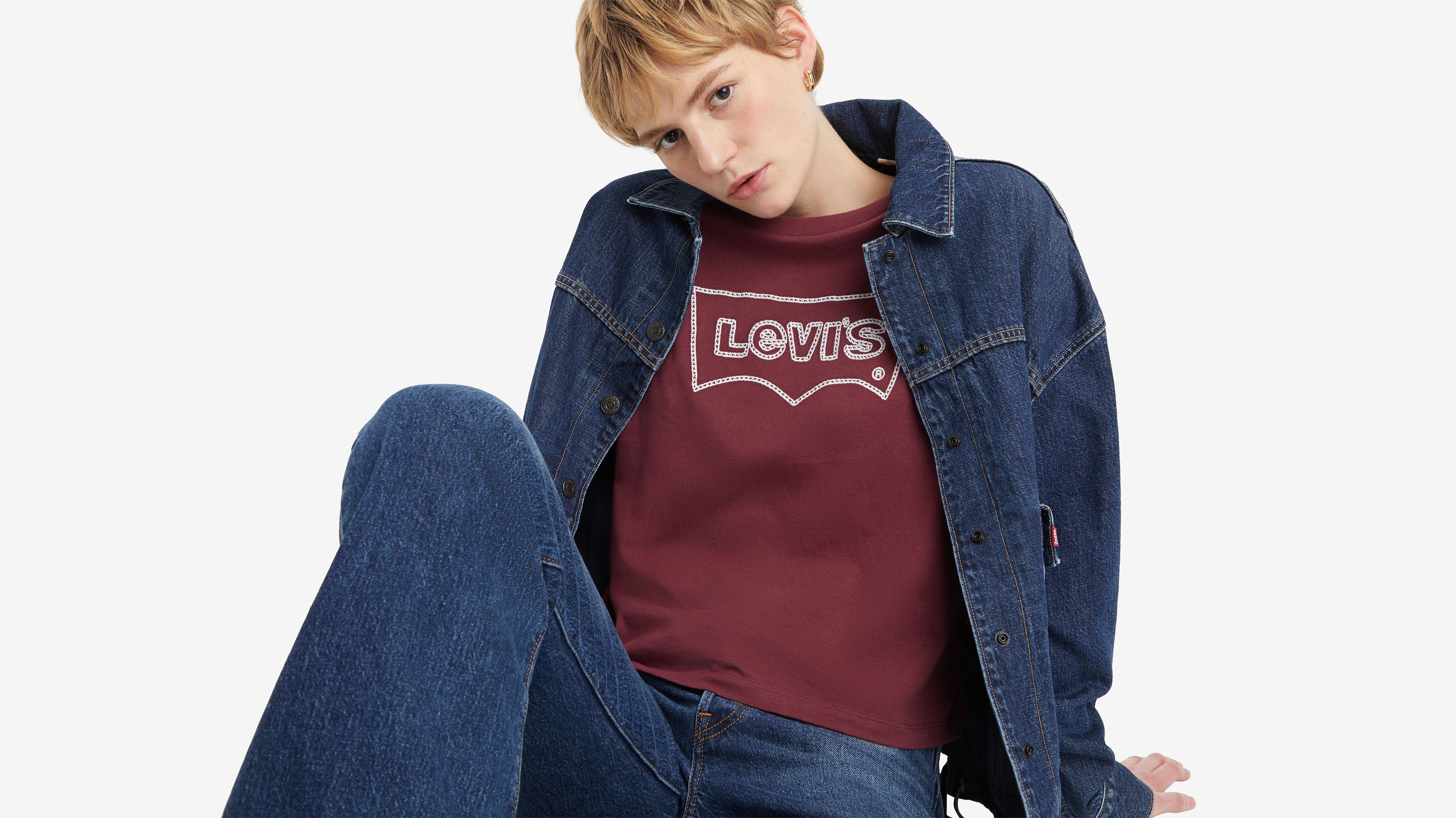 Graphic Boxy Tee - Red | Levi's® XK