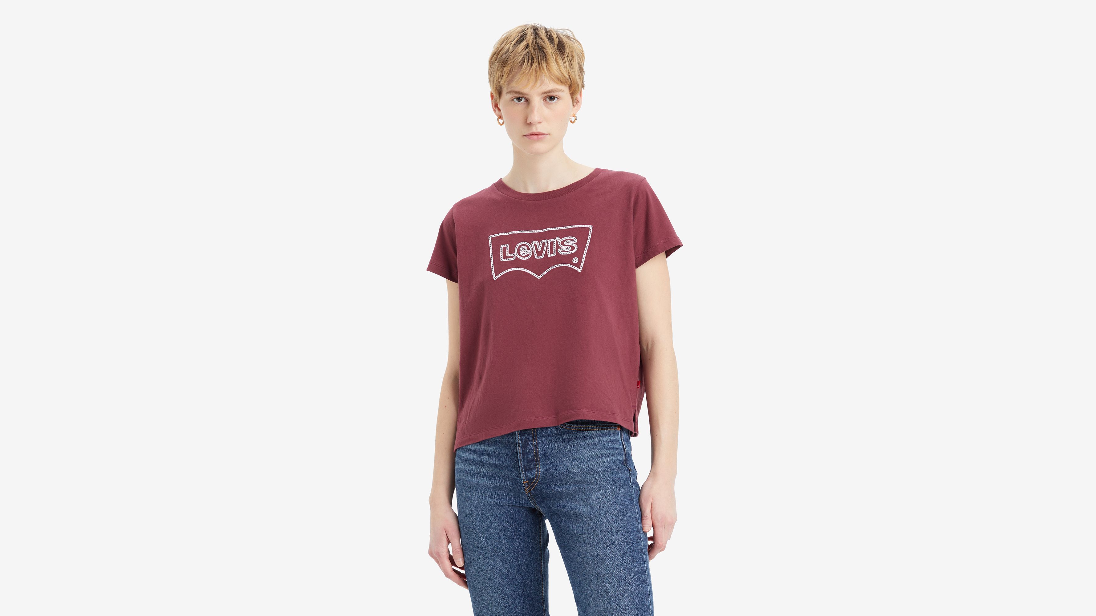 Graphic Boxy Tee - Red | Levi's® XK
