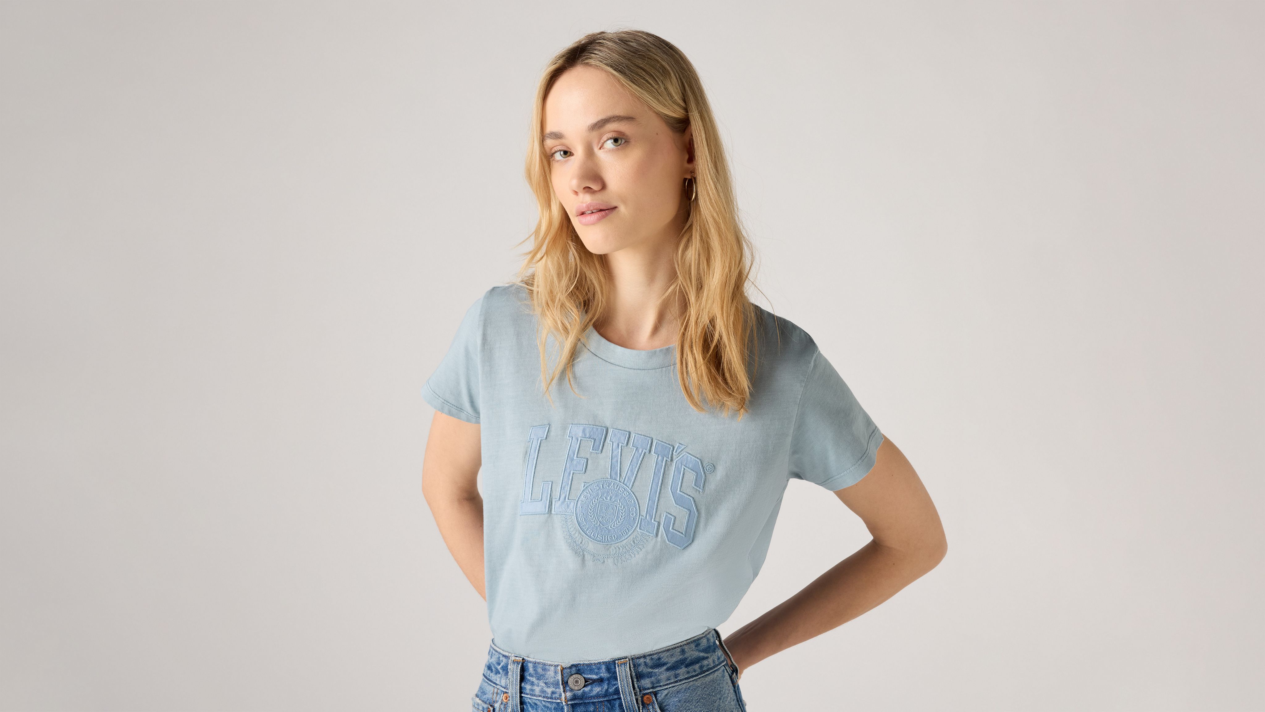 Graphic Boxy Tee - Blue | Levi's® GB