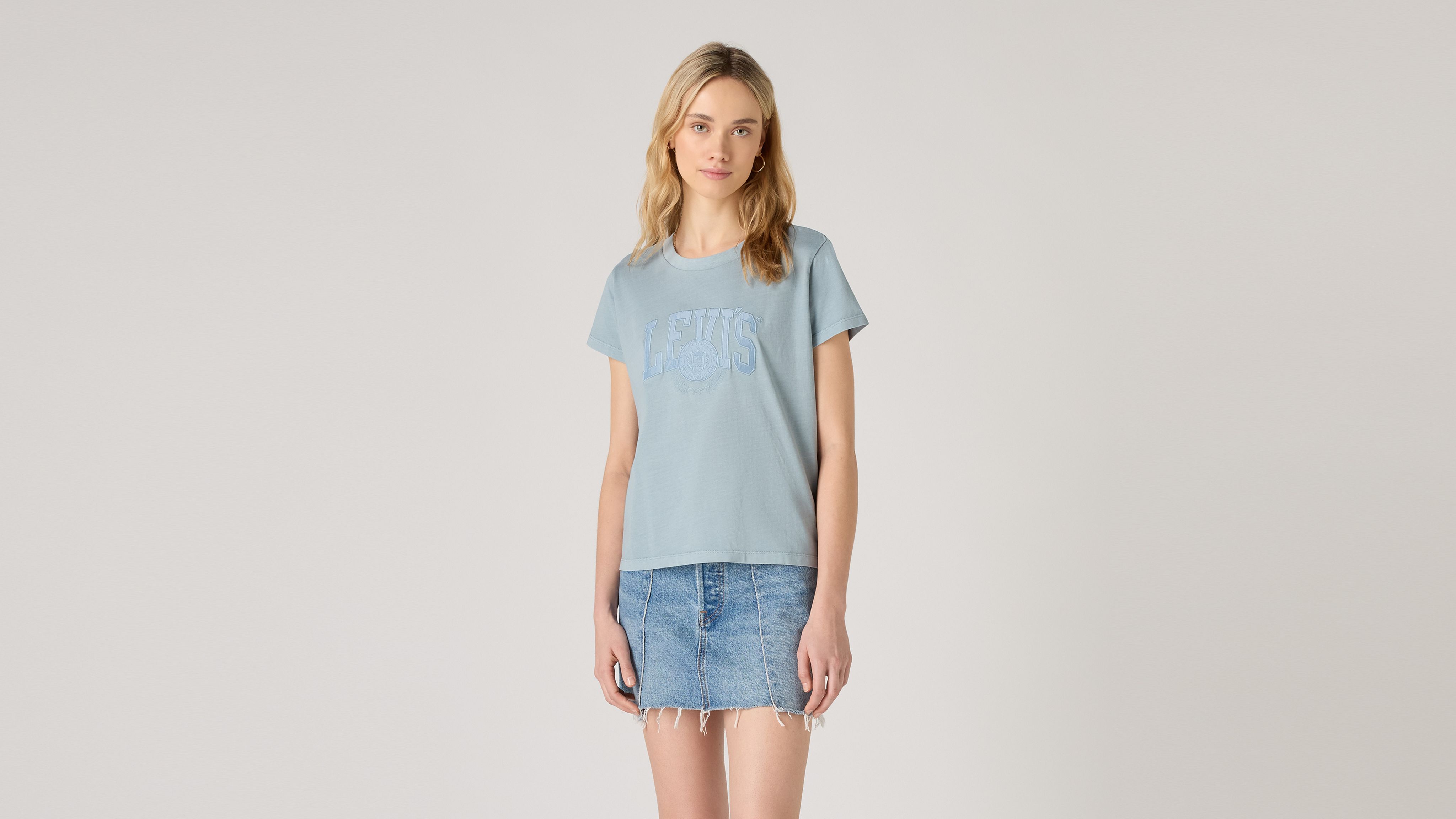 Graphic Boxy Tee - Blue | Levi's® DE