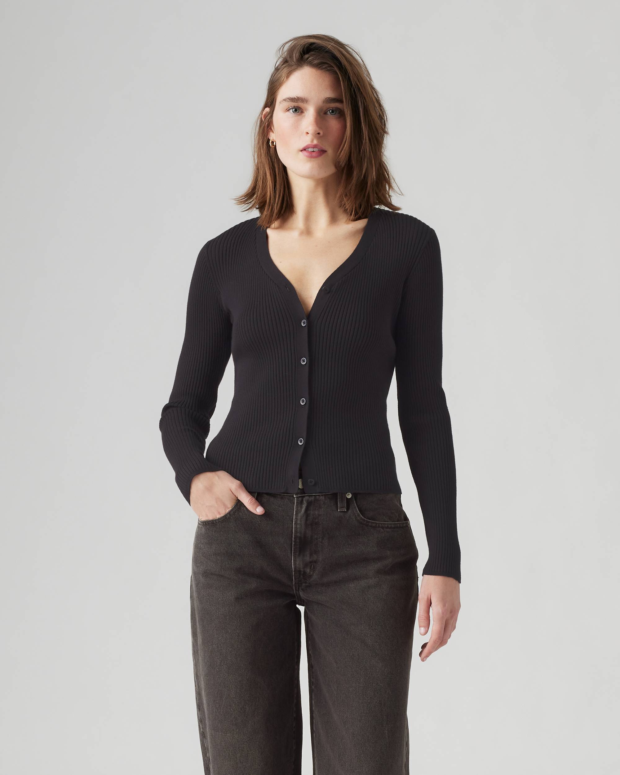 Tulip Cardigan - Black | Levi's® US Tulip Cardigan - Black | Levi's® US