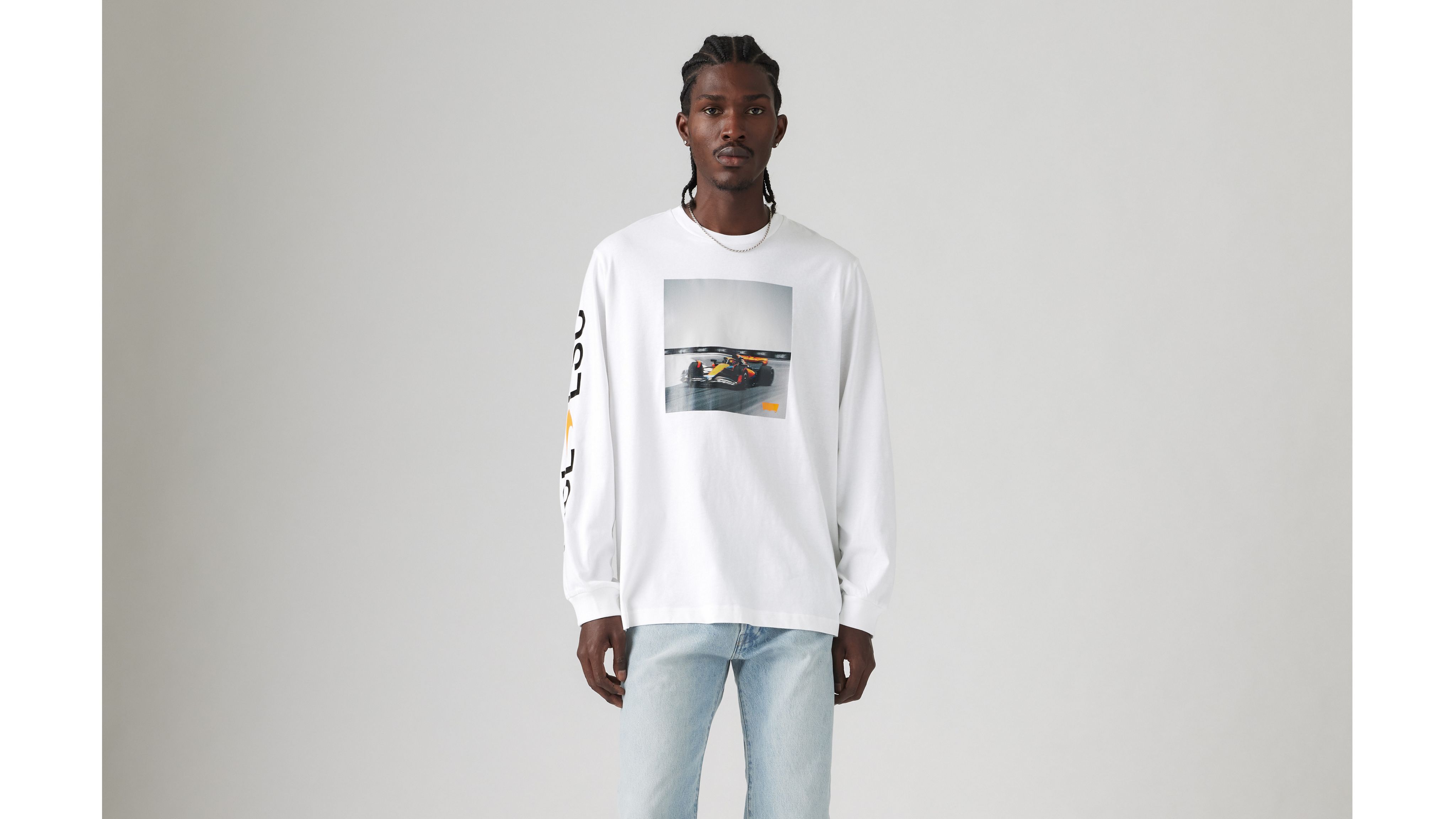 Levi's® X Mclaren Racing Long-sleeve Graphic Tee - White | Levi's® NL