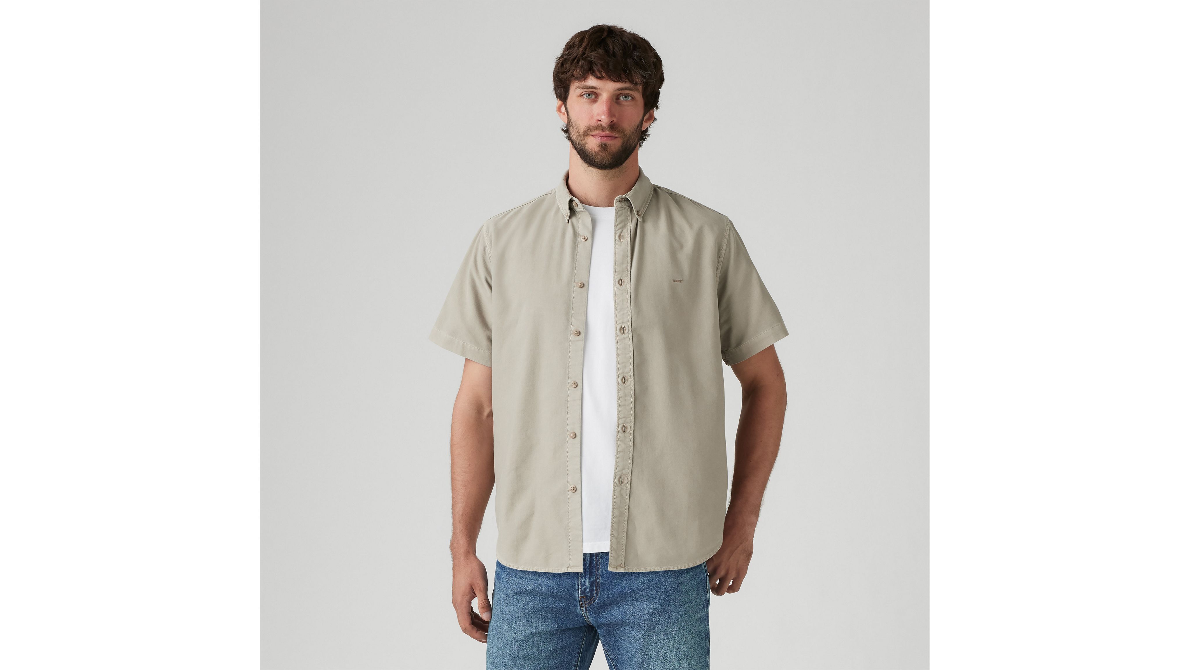 Short Sleeve Authentic Button-down Shirt - Caqui | Levi's® ES
