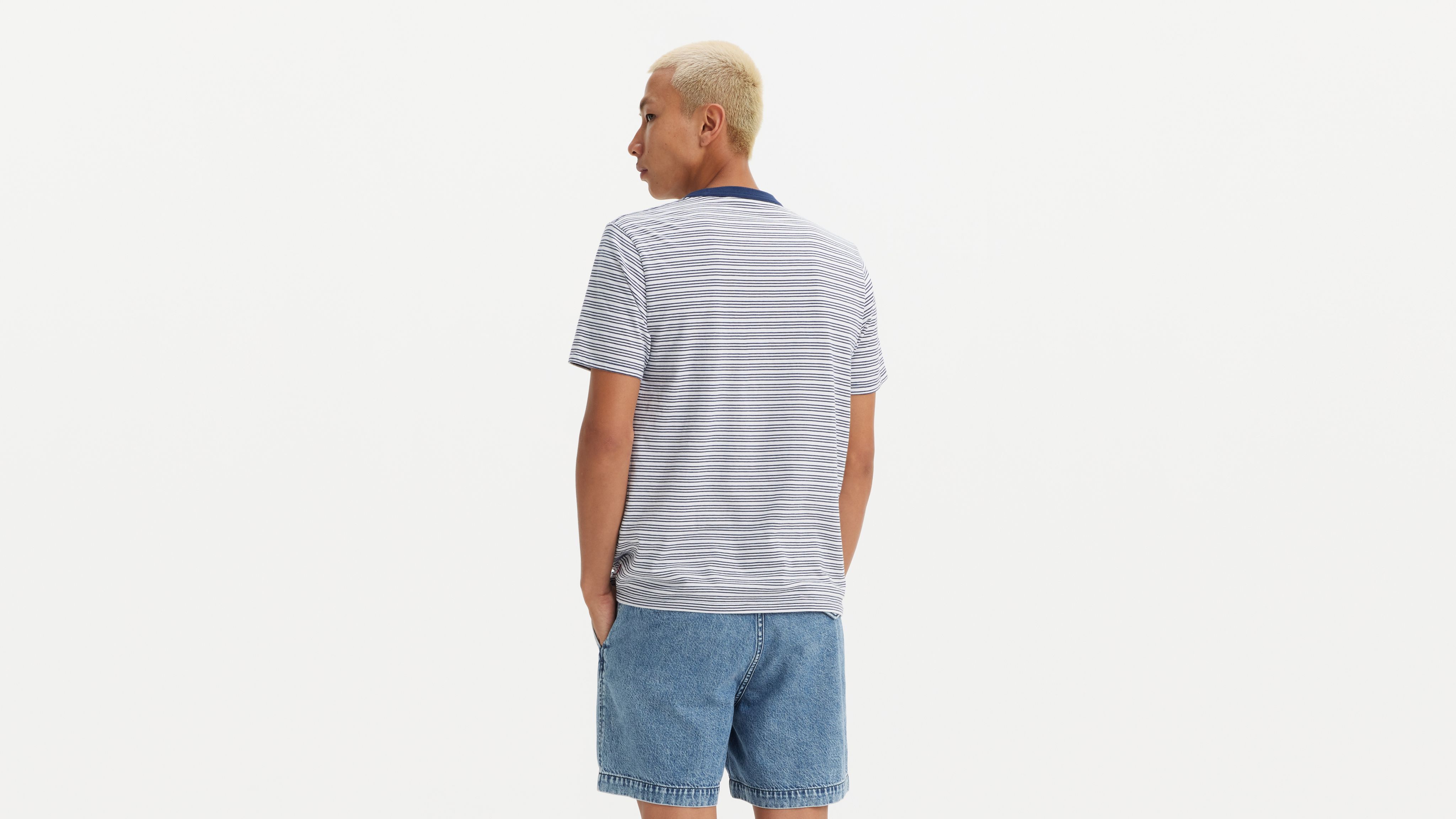 Short Sleeve Retro Ringer T-shirt - Blue | Levi's® US