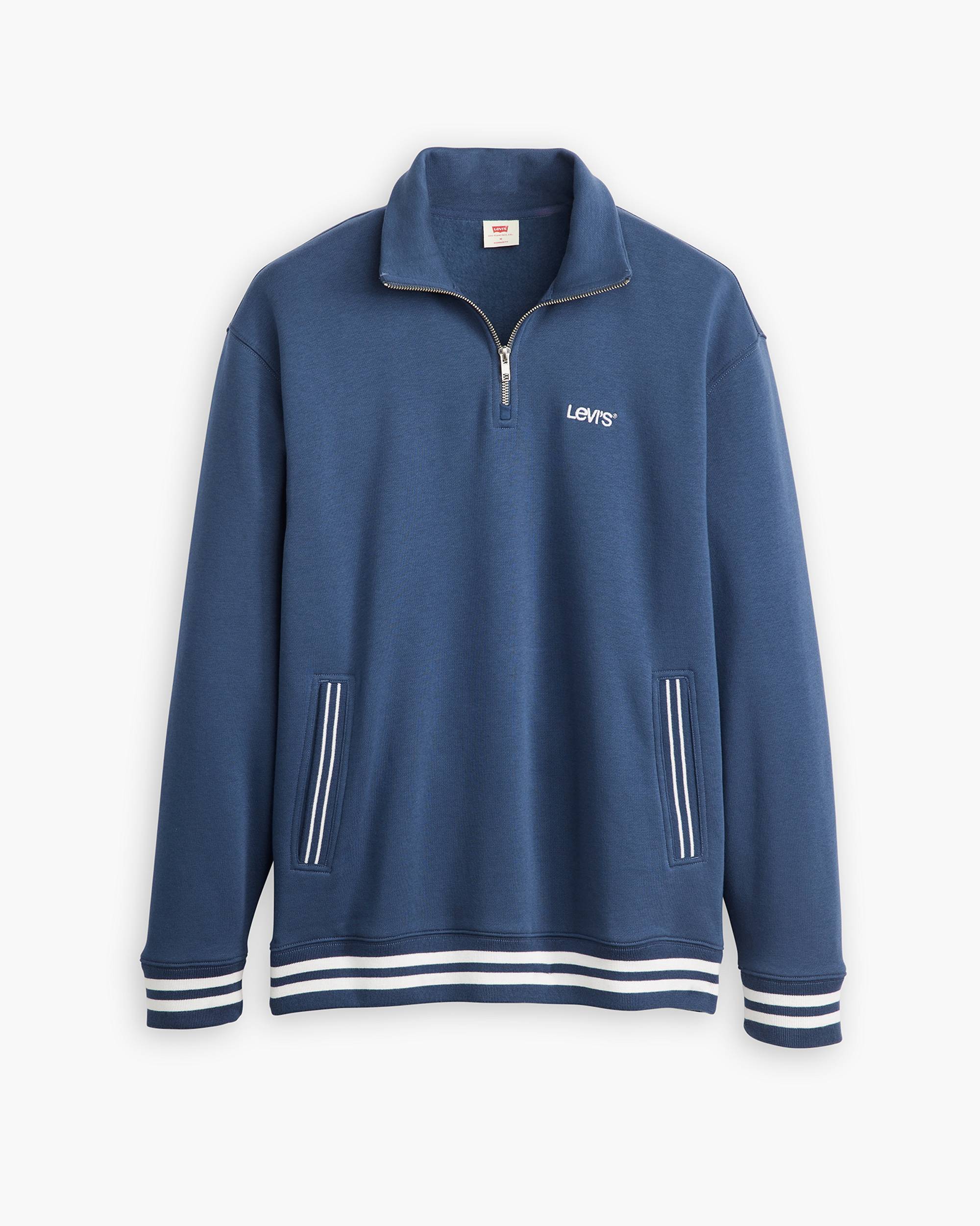 Relay Quarter-zip Sweatshirt - Blue | Levi's® AT Relay Quarter-zip Sweatshirt - Blue | Levi's® AT