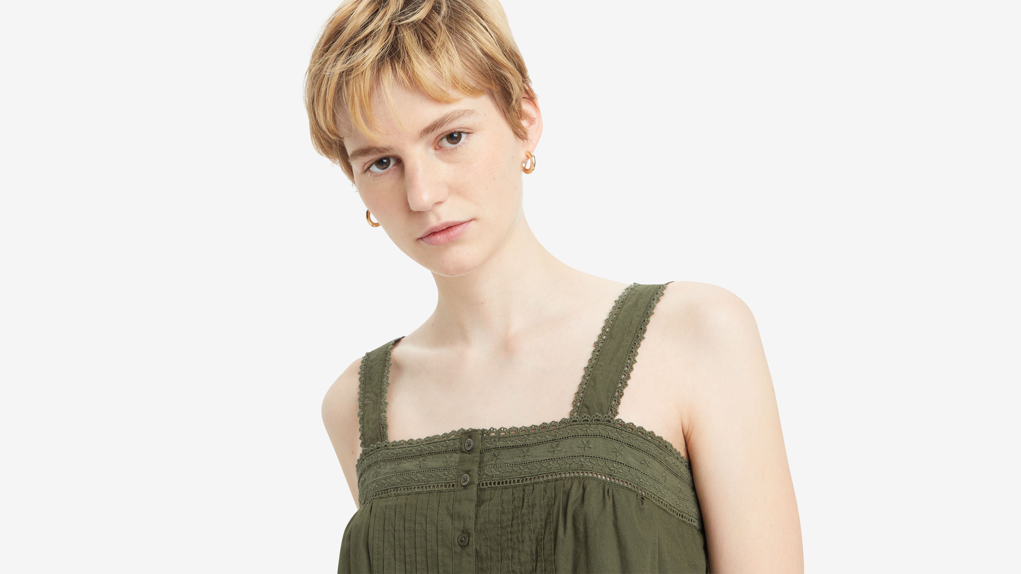 Cici Tank Blouse - Green | Levi's® GB
