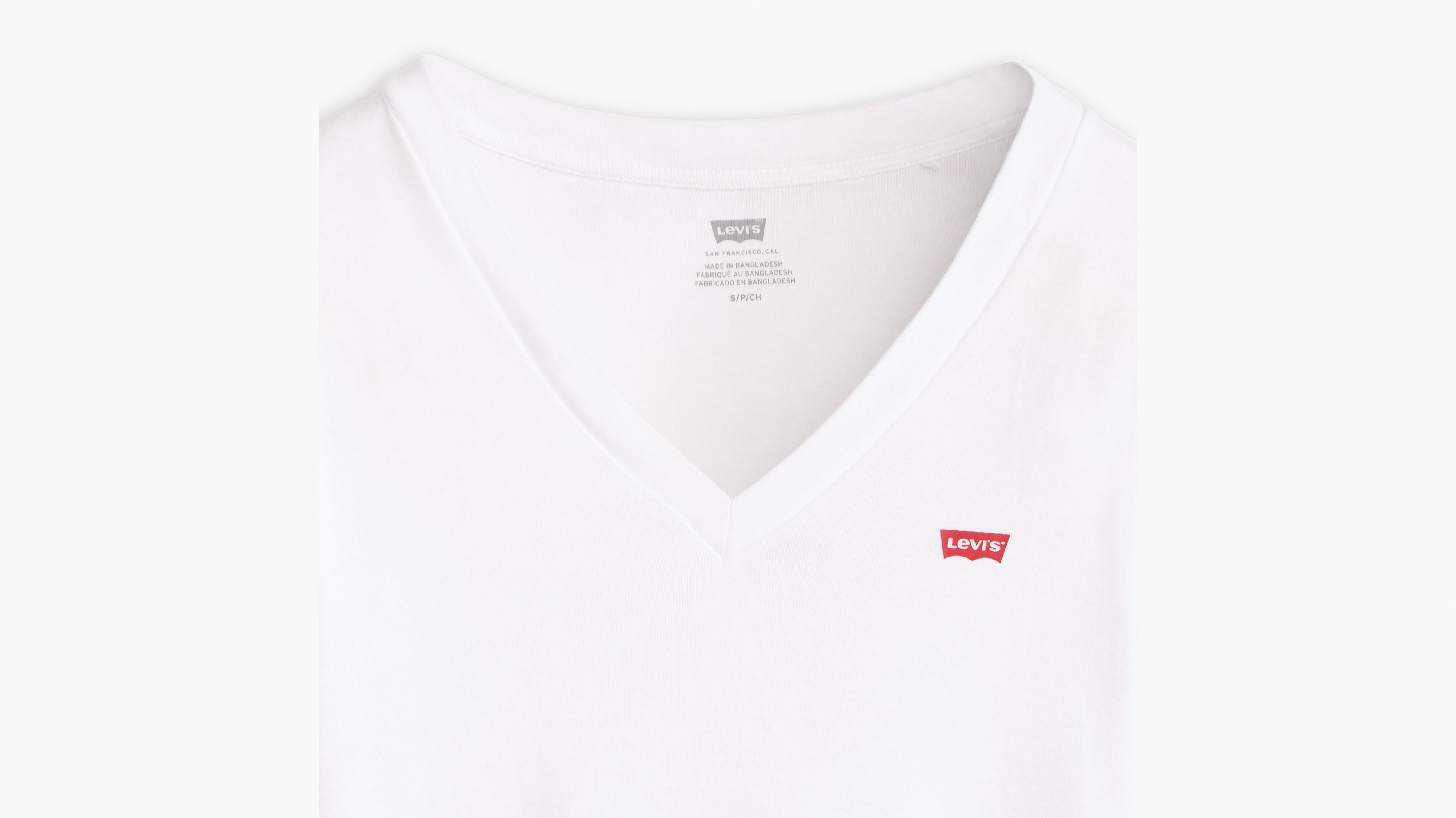 Essential Housemark Long-sleeve Tee - White | Levi's® GB