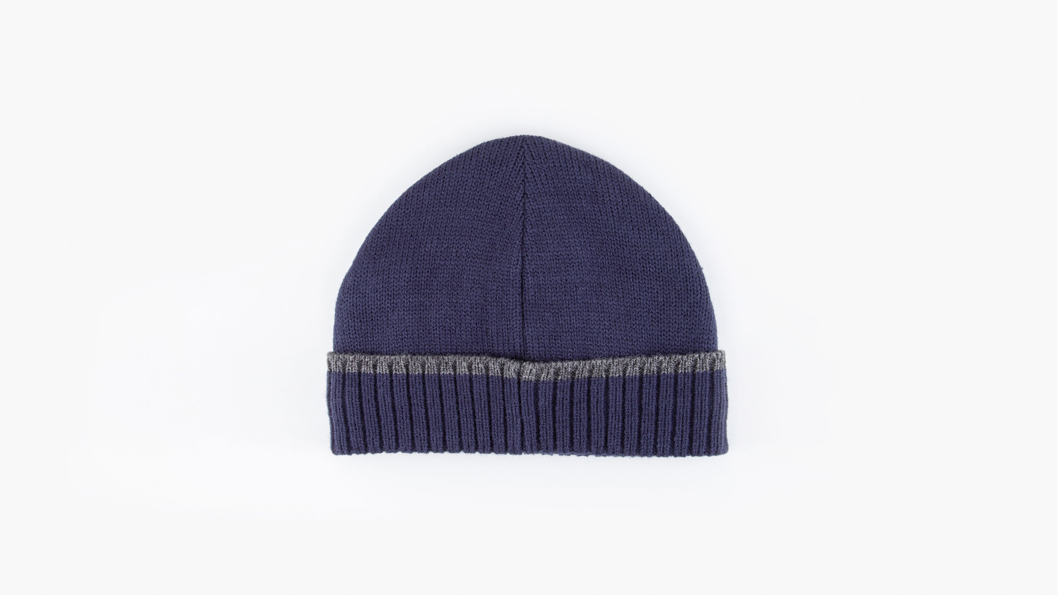Lined Cropped Beanie With Modern Vintage Logo - Blue | Levi's® US
