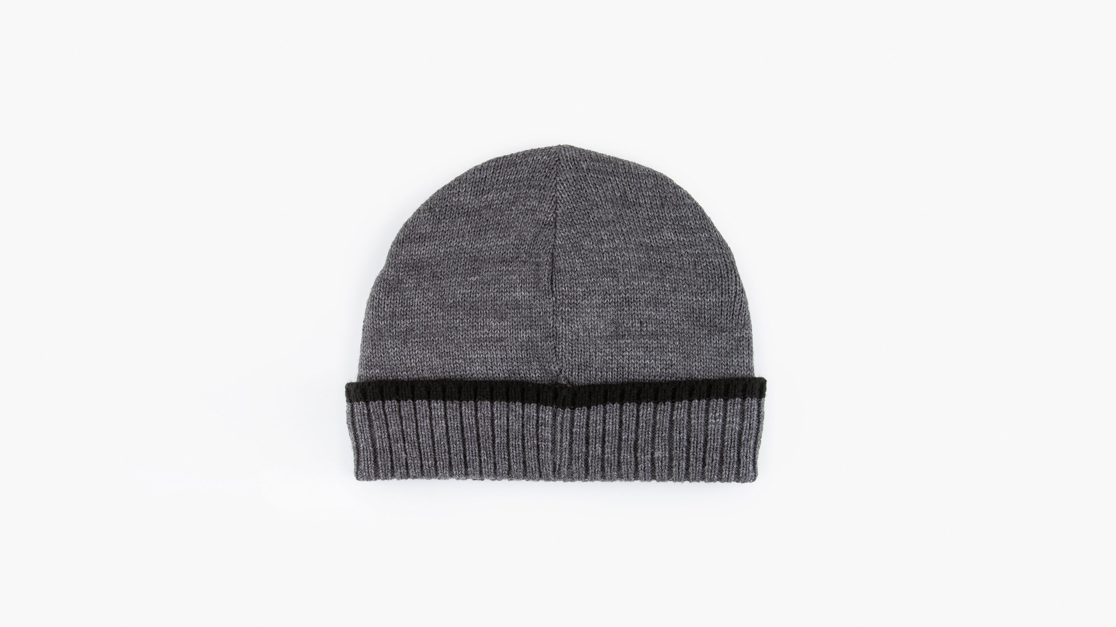Lined Cropped Beanie With Modern Vintage Logo - Grey | Levi's® CA