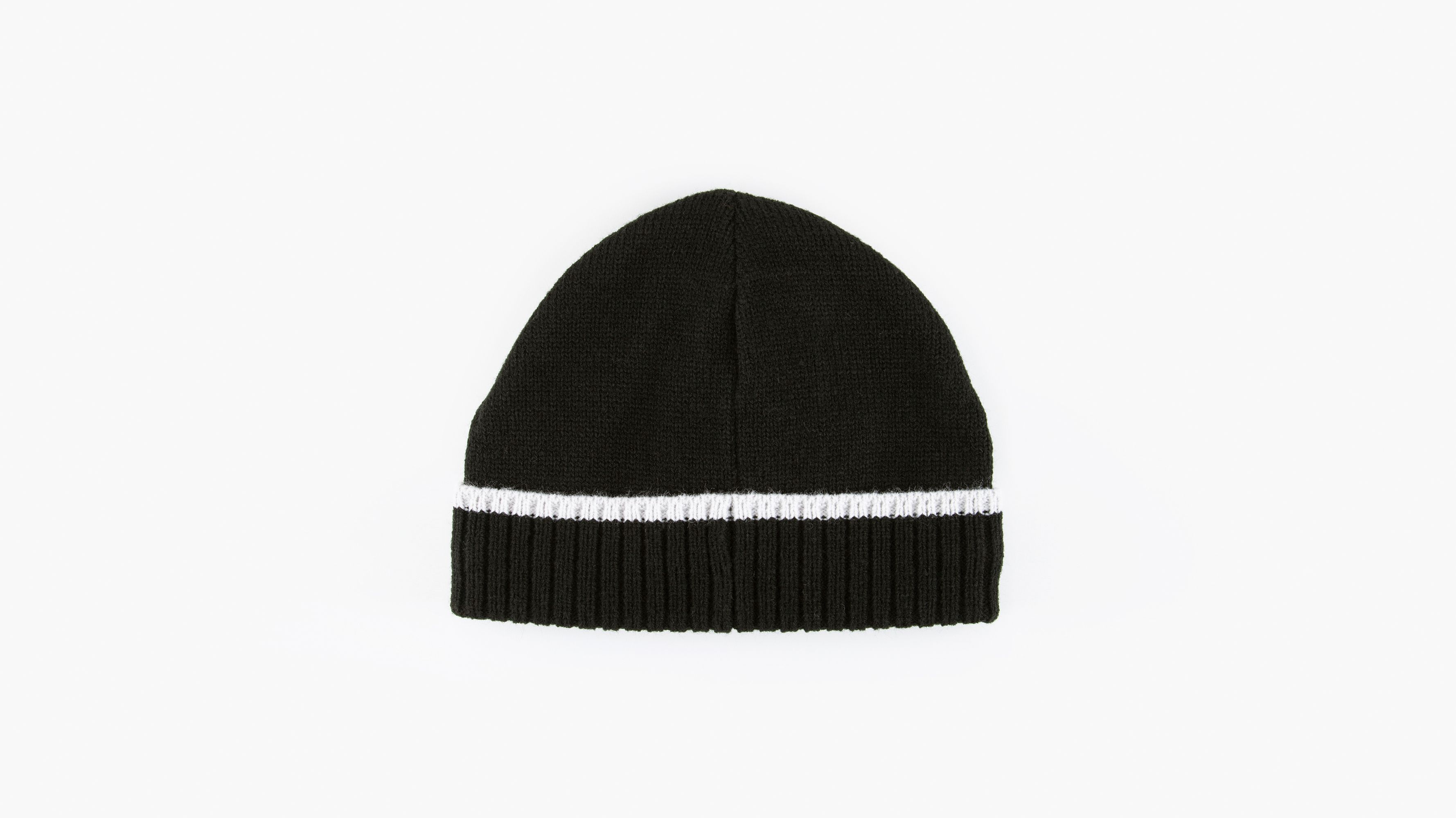 Lined Cropped Beanie With Modern Vintage Logo - Black | Levi's® US