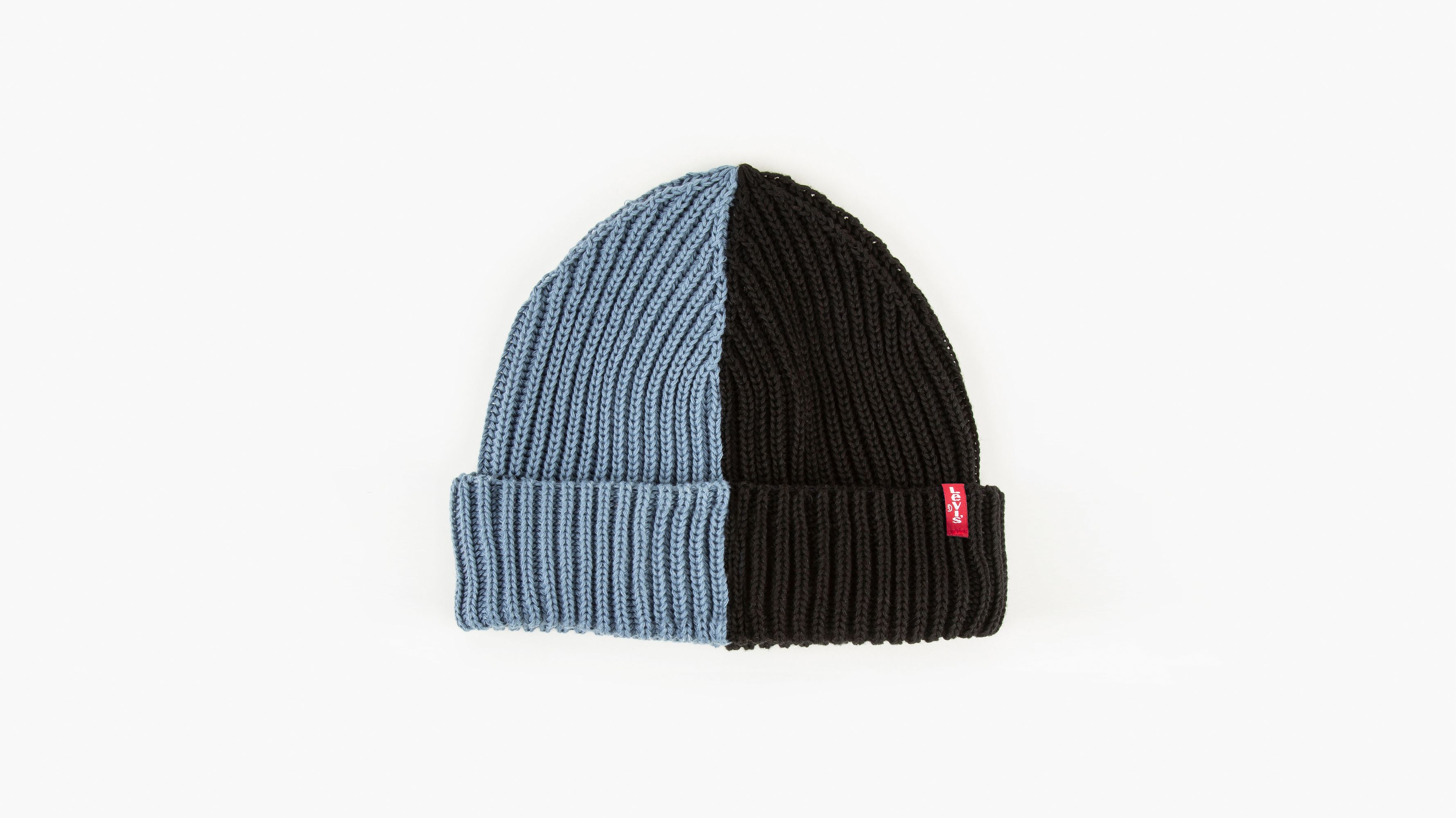 Color Block Cropped Beanie With Seasonal Logo - Black | Levi's® US