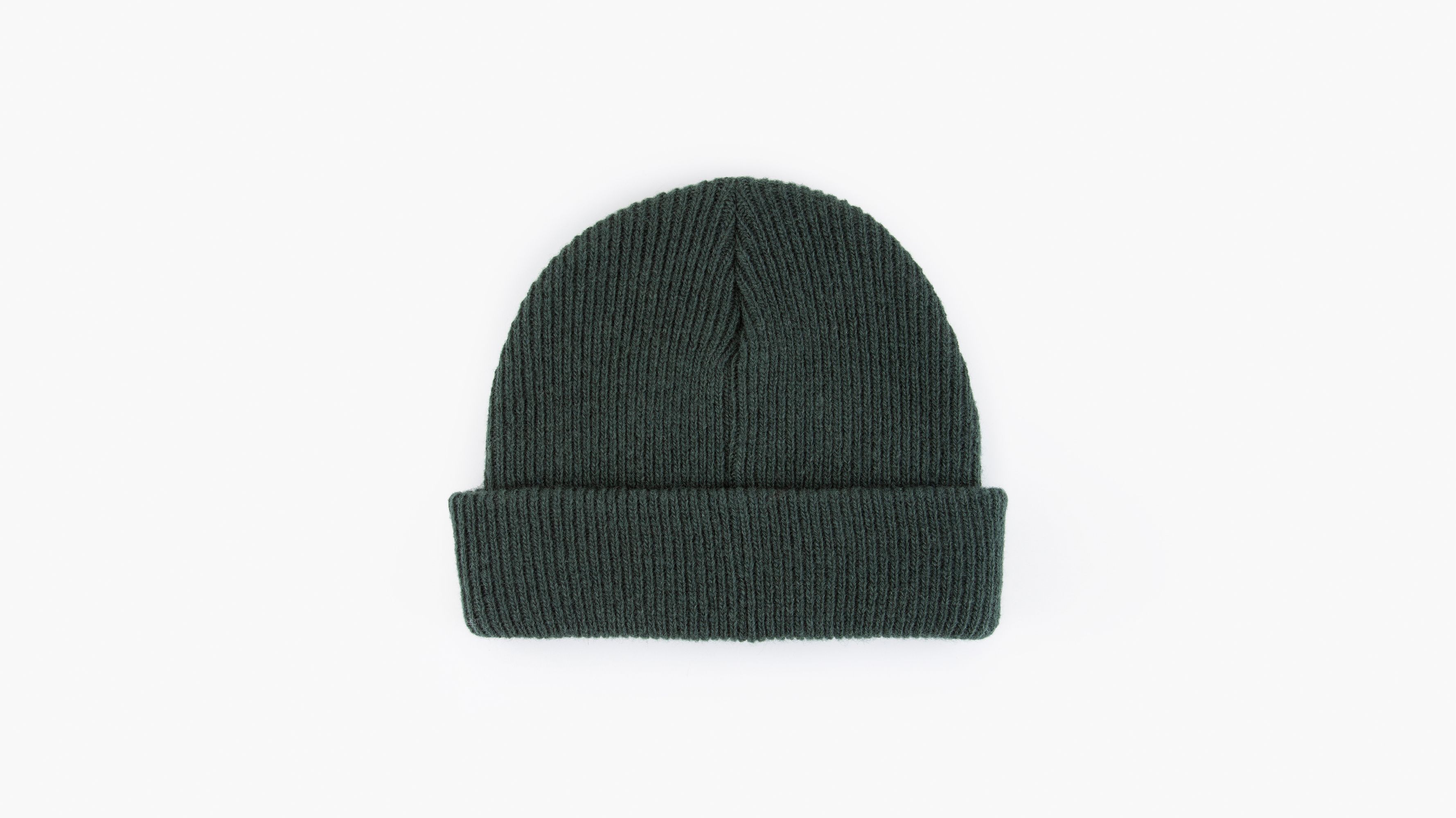 Seasonal Fuzzy Knit Beanie - Green | Levi's® US