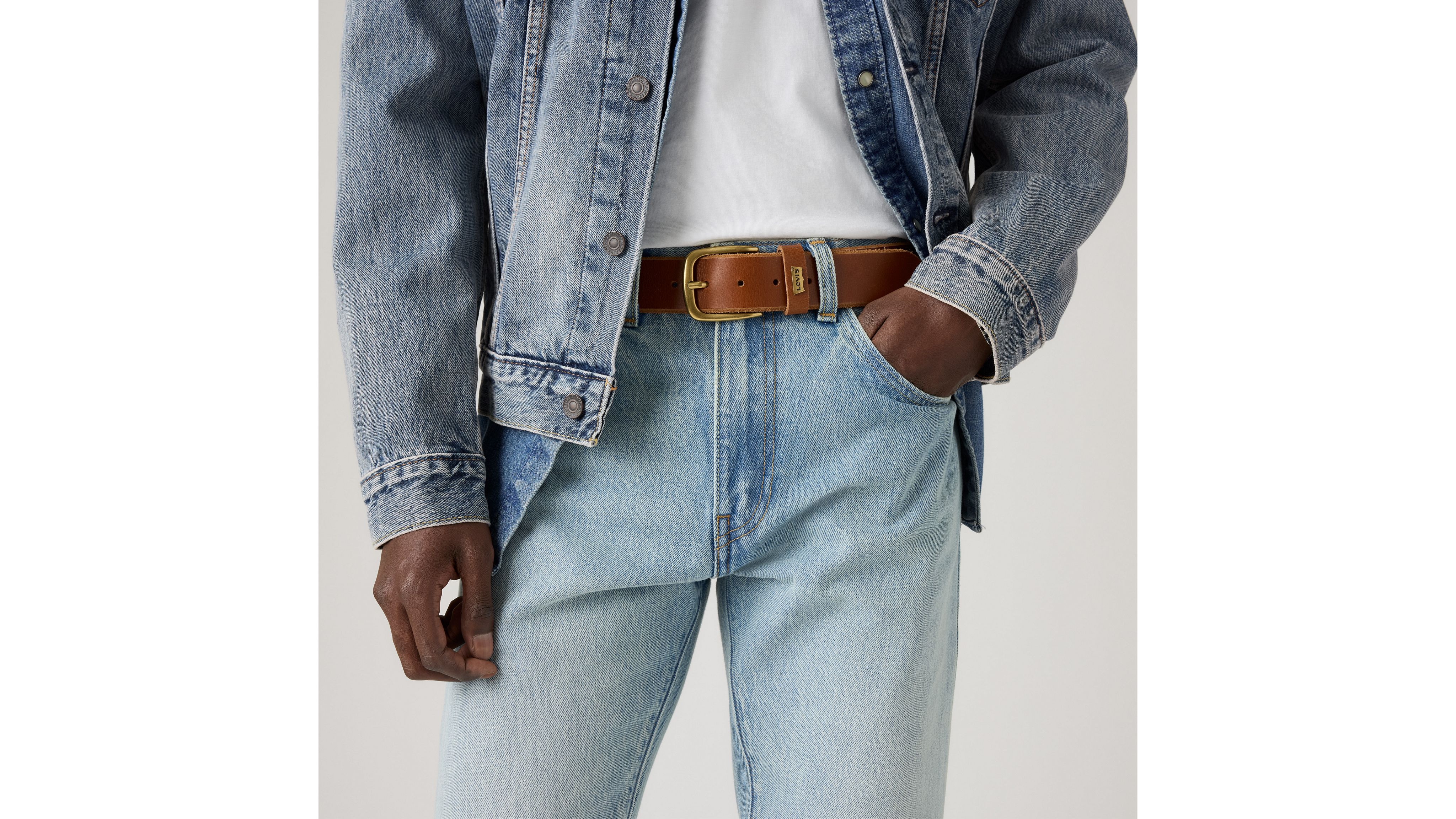 Tumbled Cabazon Belt - Khaki | Levi's® IT