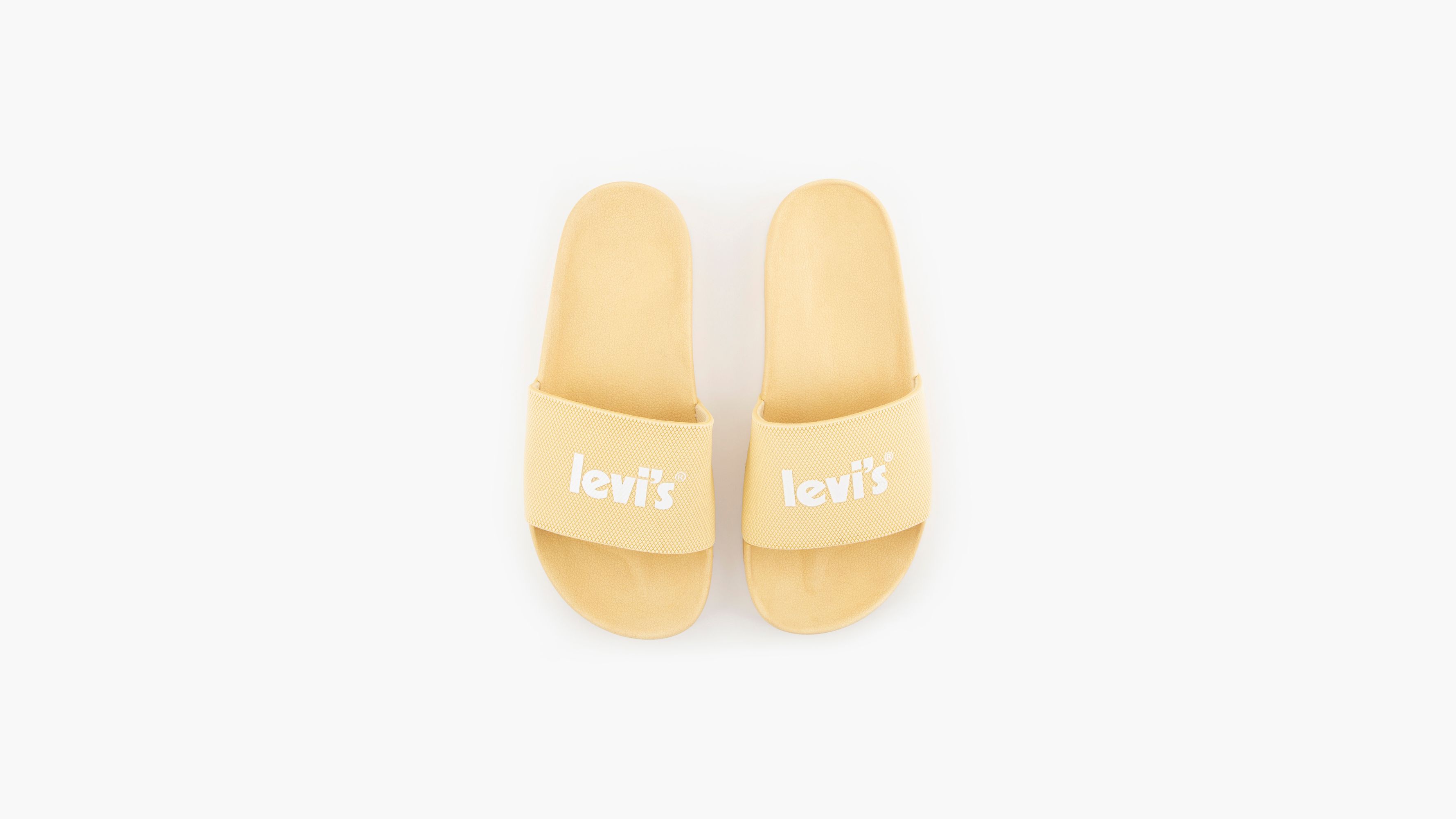 June Poster Logo Sandals - Yellow | Levi's® GB