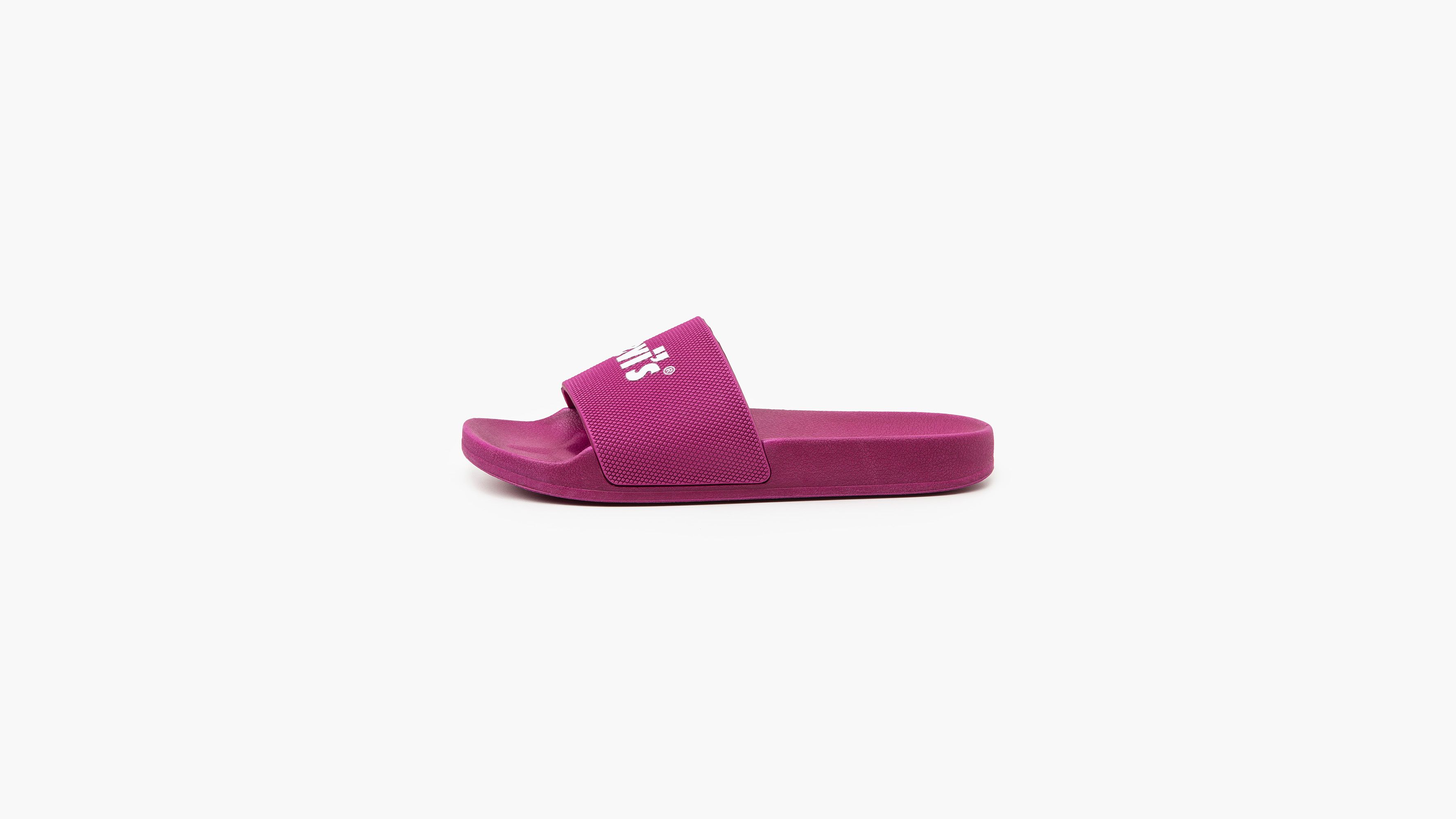 June Poster Logo Sandals - Pink | Levi's® US