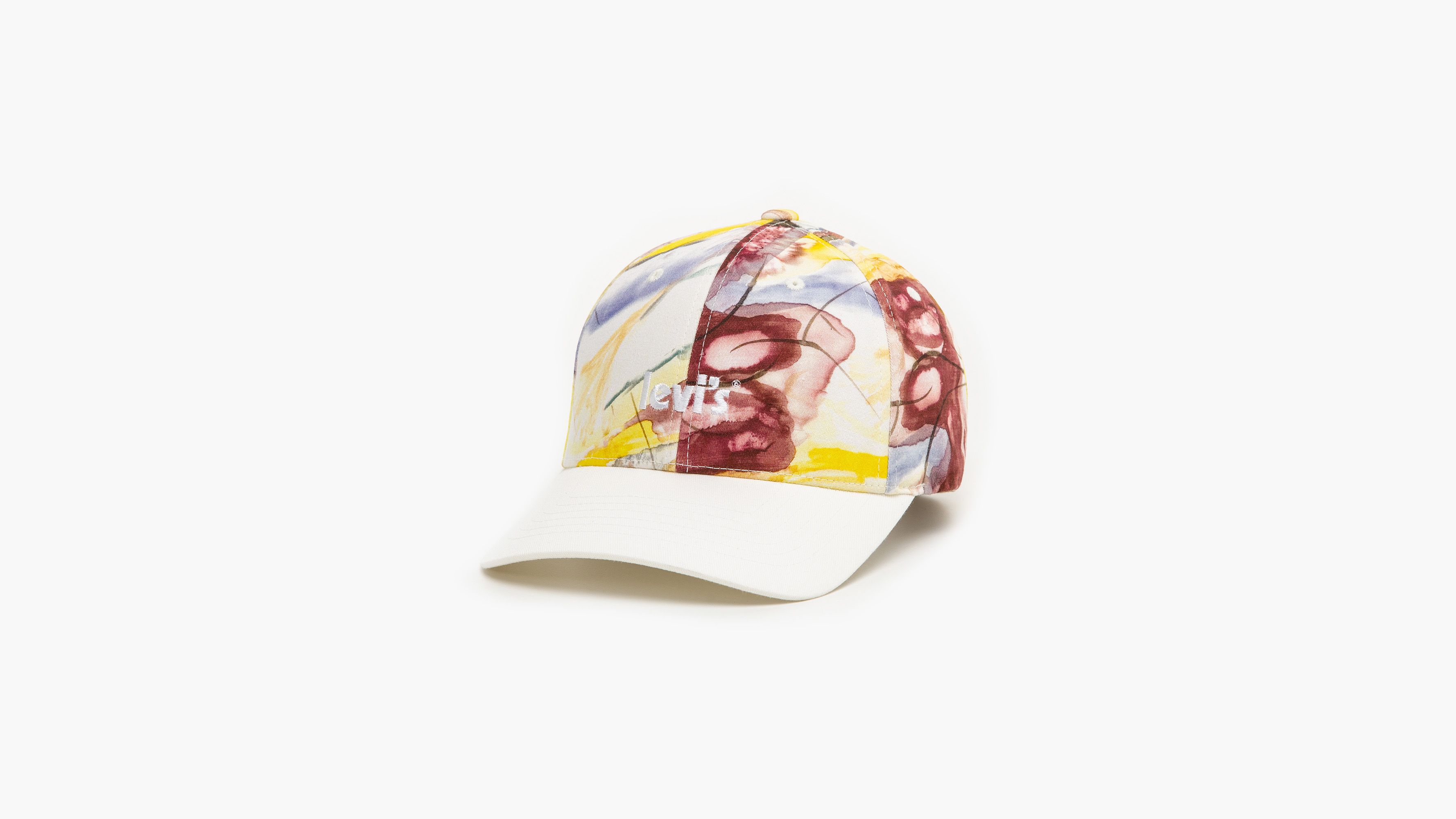 Levi's® Poster Logo Flexfit® Cap - White | Levi's® US