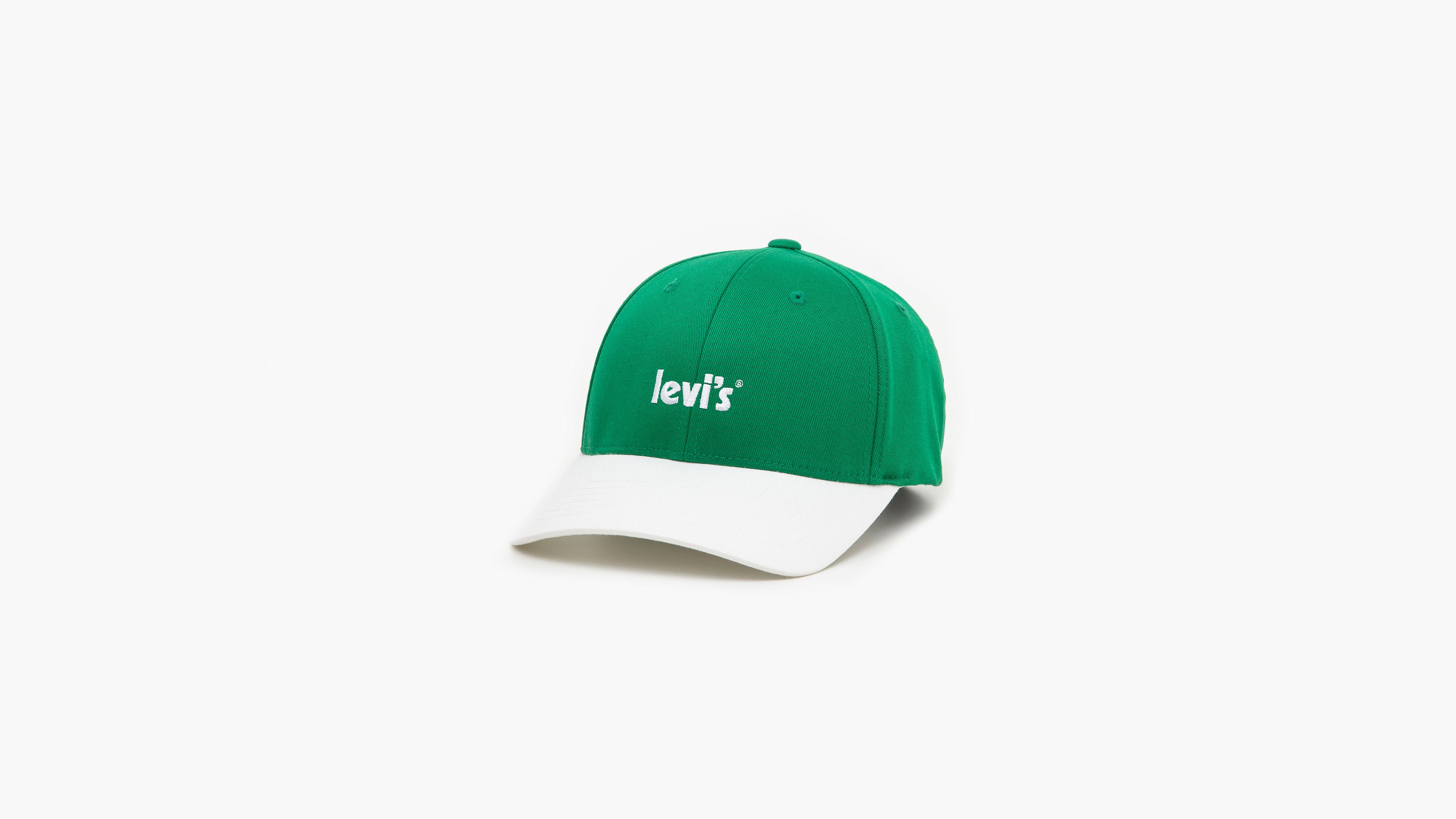 Levi's® Poster Logo Flexfit® Cap - Green | Levi's® US
