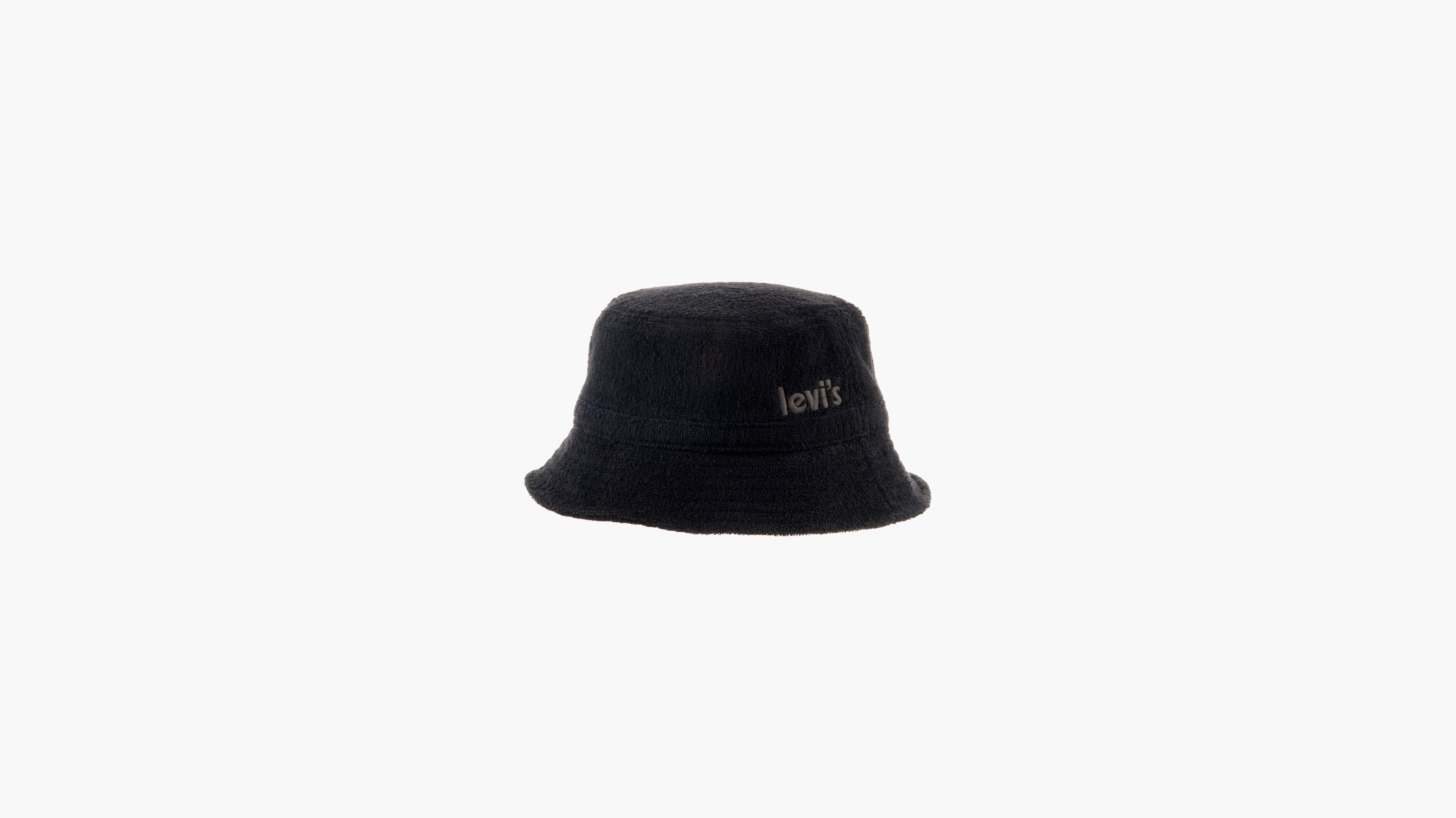 Poster Logo Terry Bucket Hat - Black | Levi's® US
