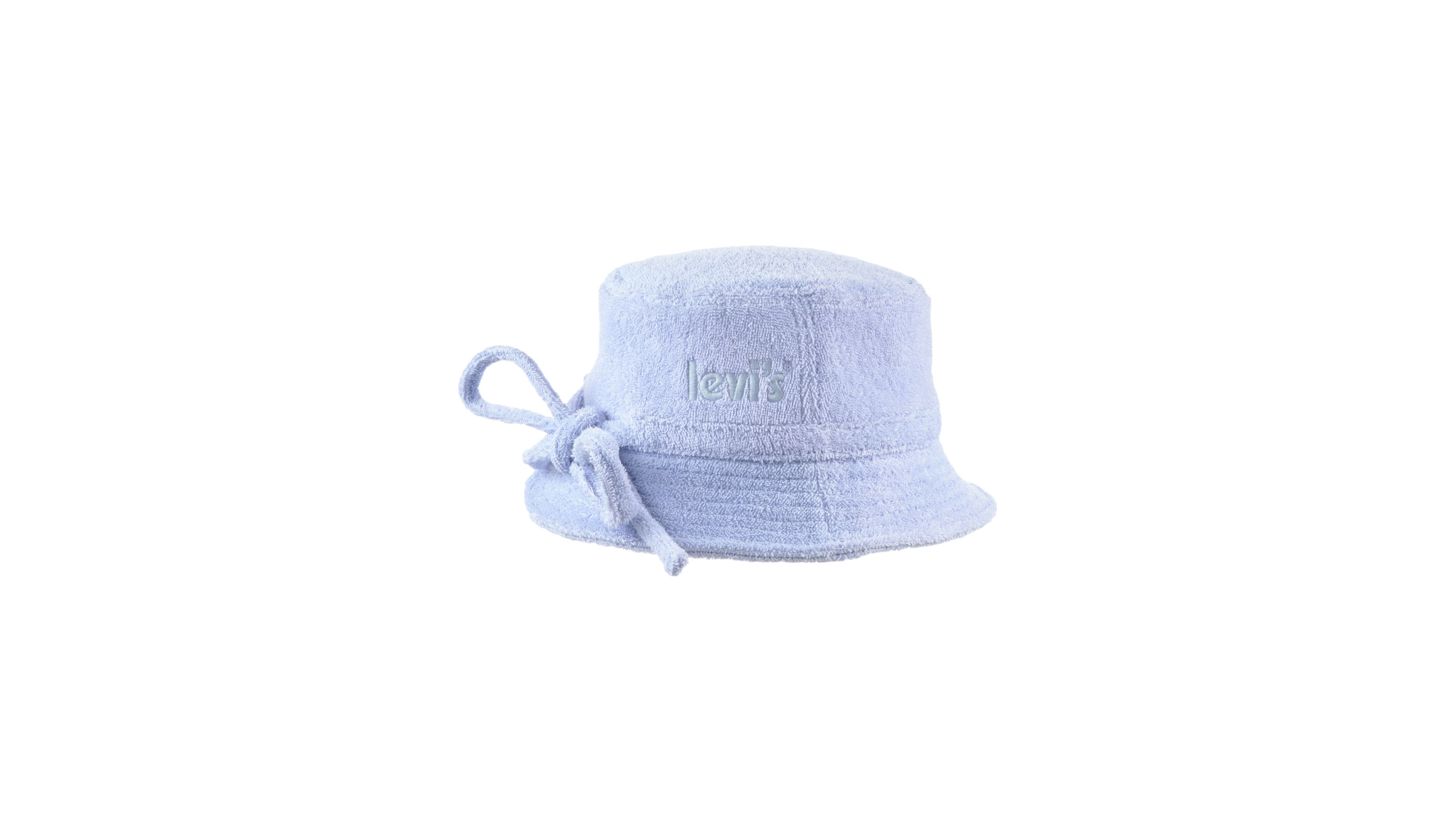 Terry Bucket Hat With Poster Logo - Blue | Levi's® CA