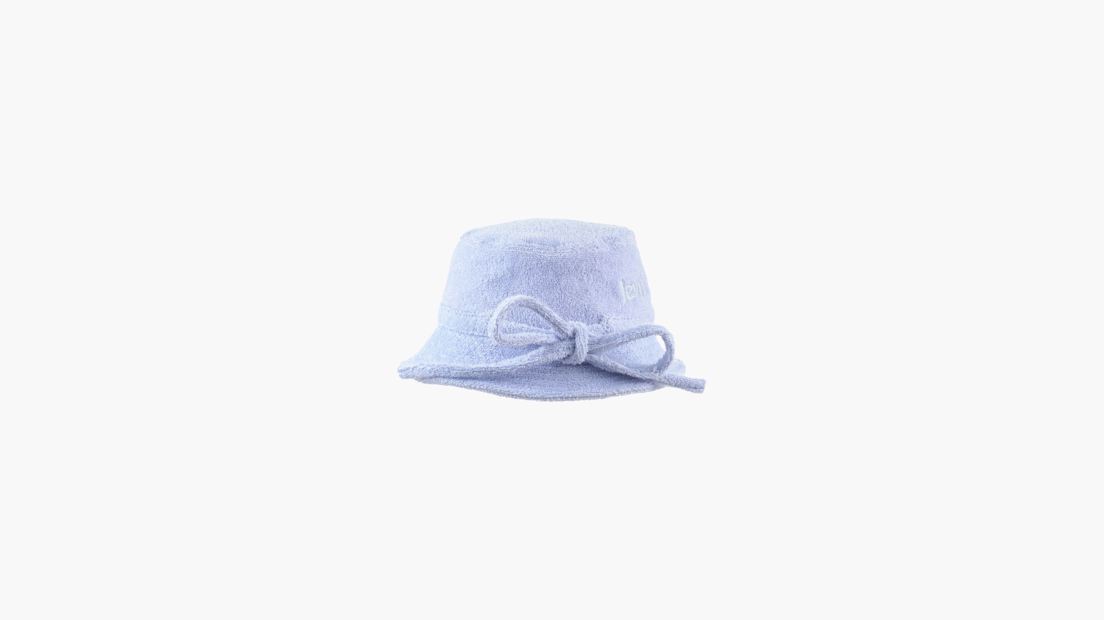 Terry Bucket Hat With Poster Logo - Blue | Levi's® US