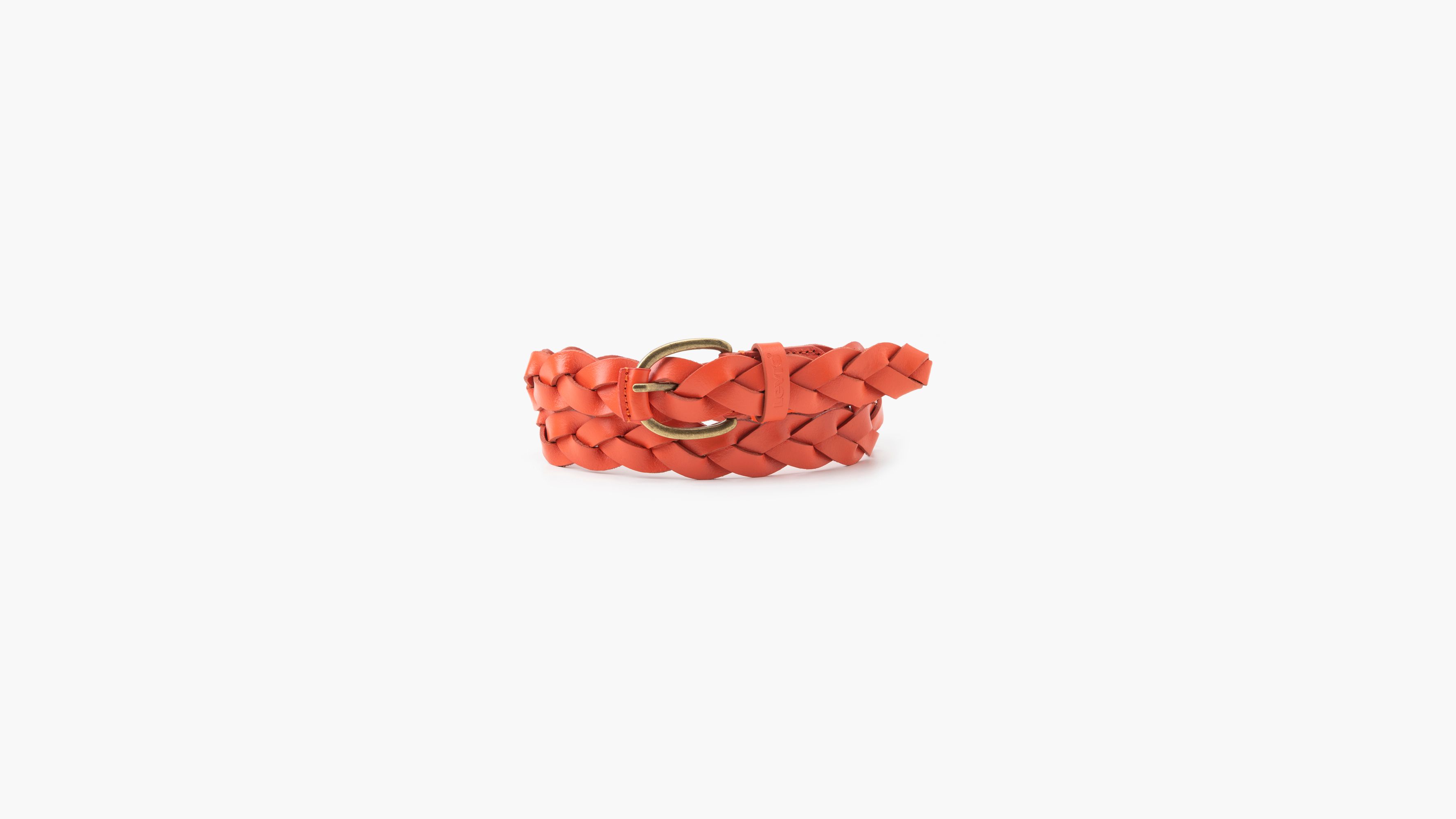 Fully Adjustable Braid Belt - Orange | Levi's® DK